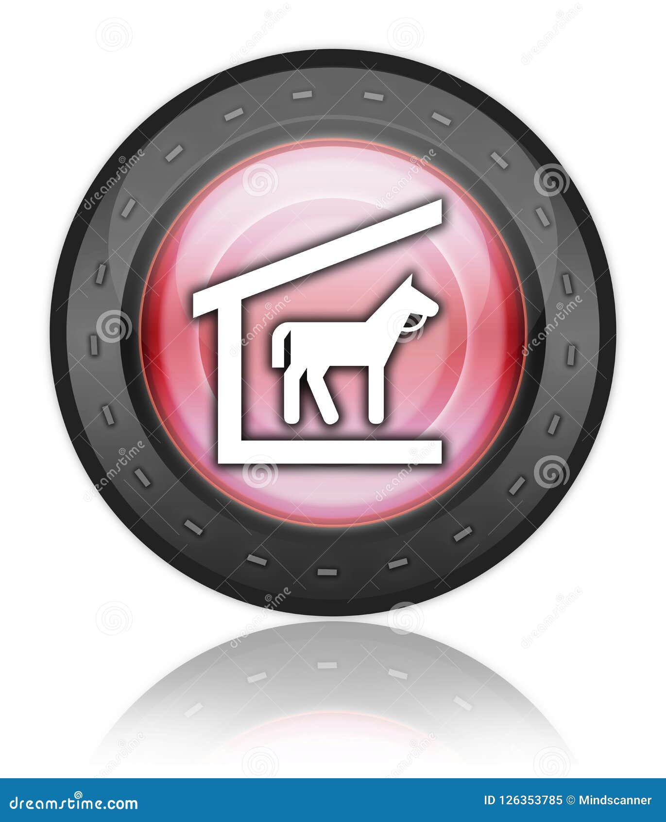 Icon, Button, Pictogram Stable Stock Illustration - Illustration of ...