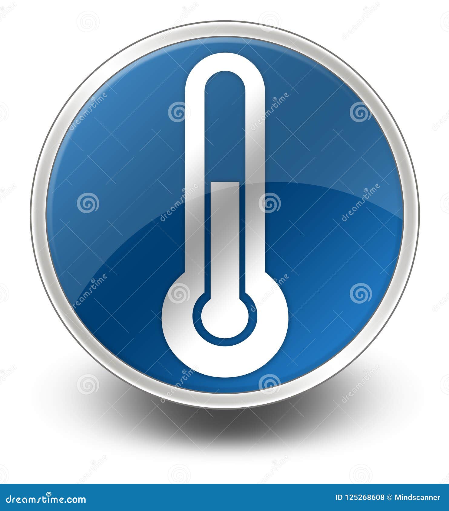 Icon, Button, Pictogram Temperature Stock Illustration - Illustration ...