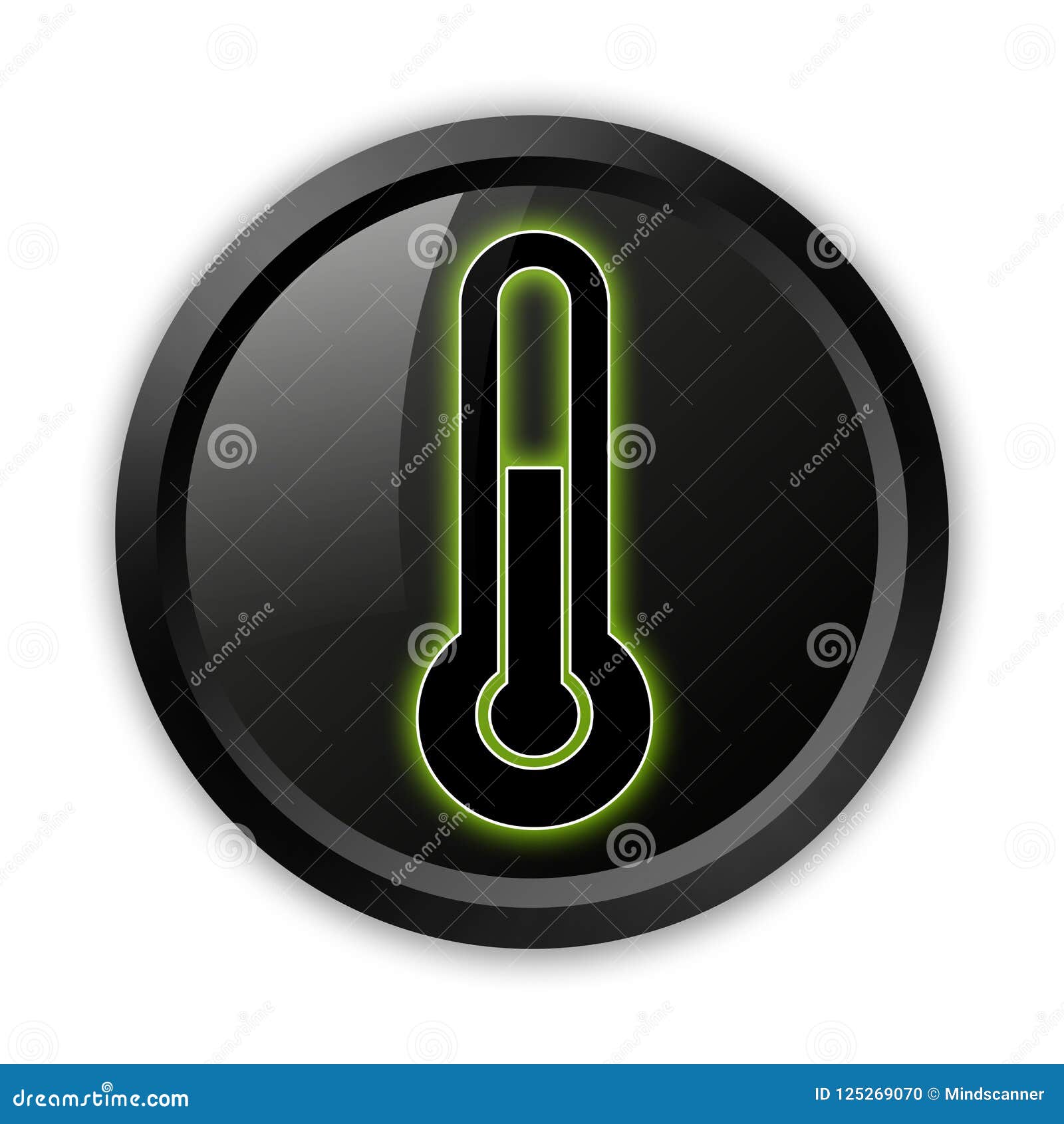 Icon, Button, Pictogram Temperature Stock Illustration - Illustration ...