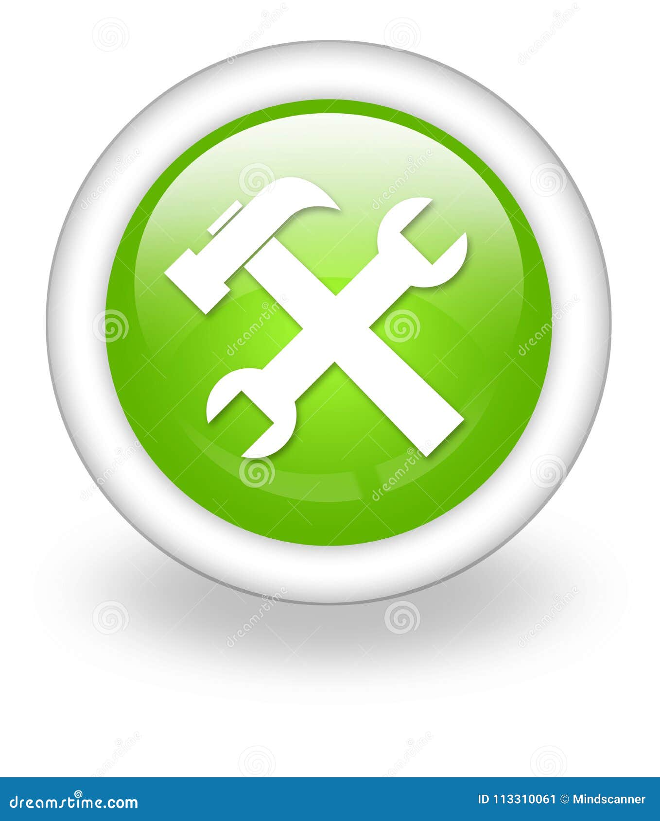 Icon, Button, Pictogram Tools Stock Illustration - Illustration of ...