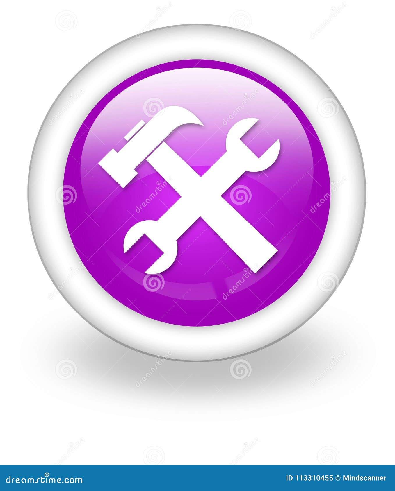 Icon, Button, Pictogram Tools Stock Illustration - Illustration of ...