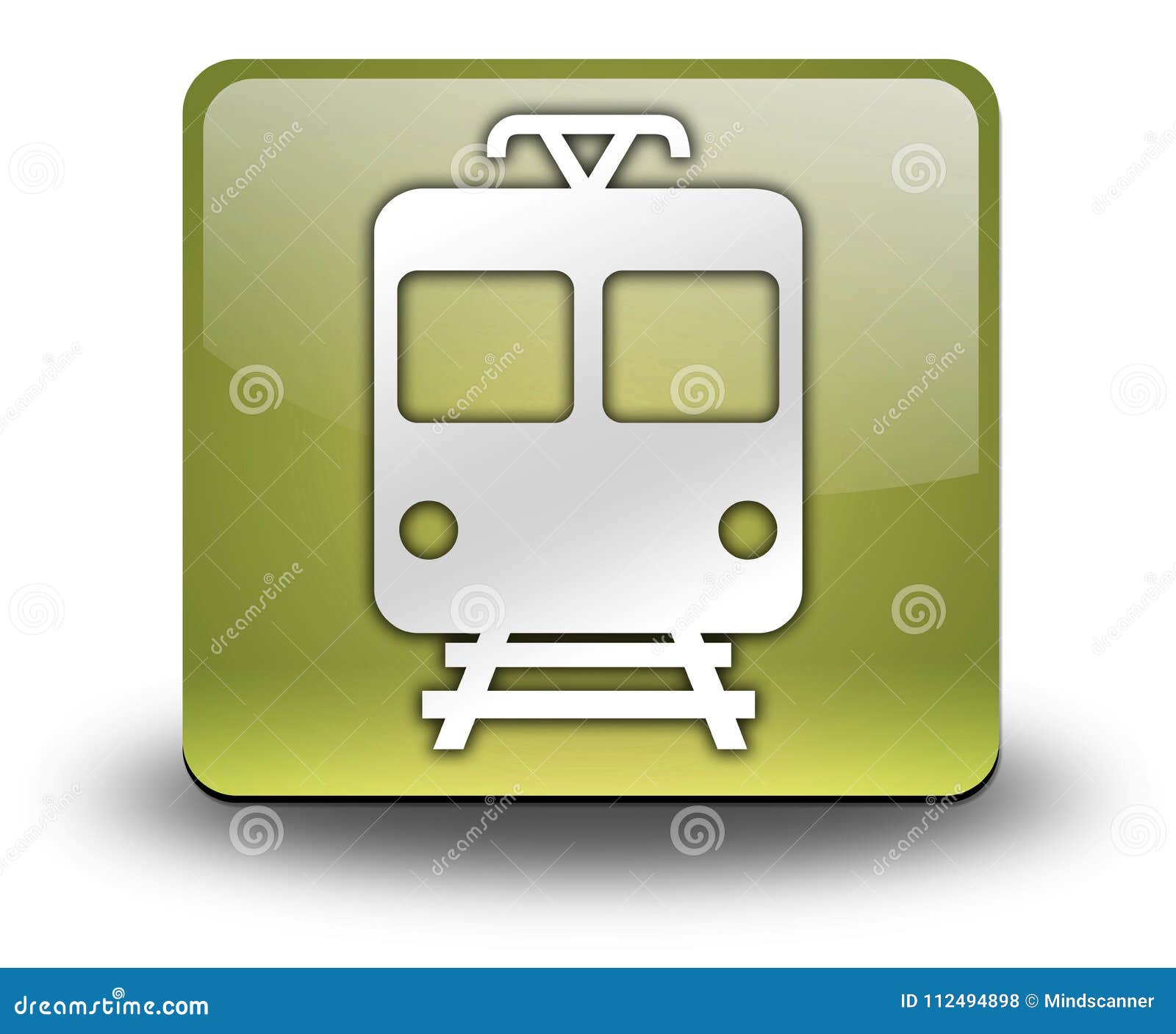 Icon/Button/Pictogram Train Stock Illustration - Illustration of ...