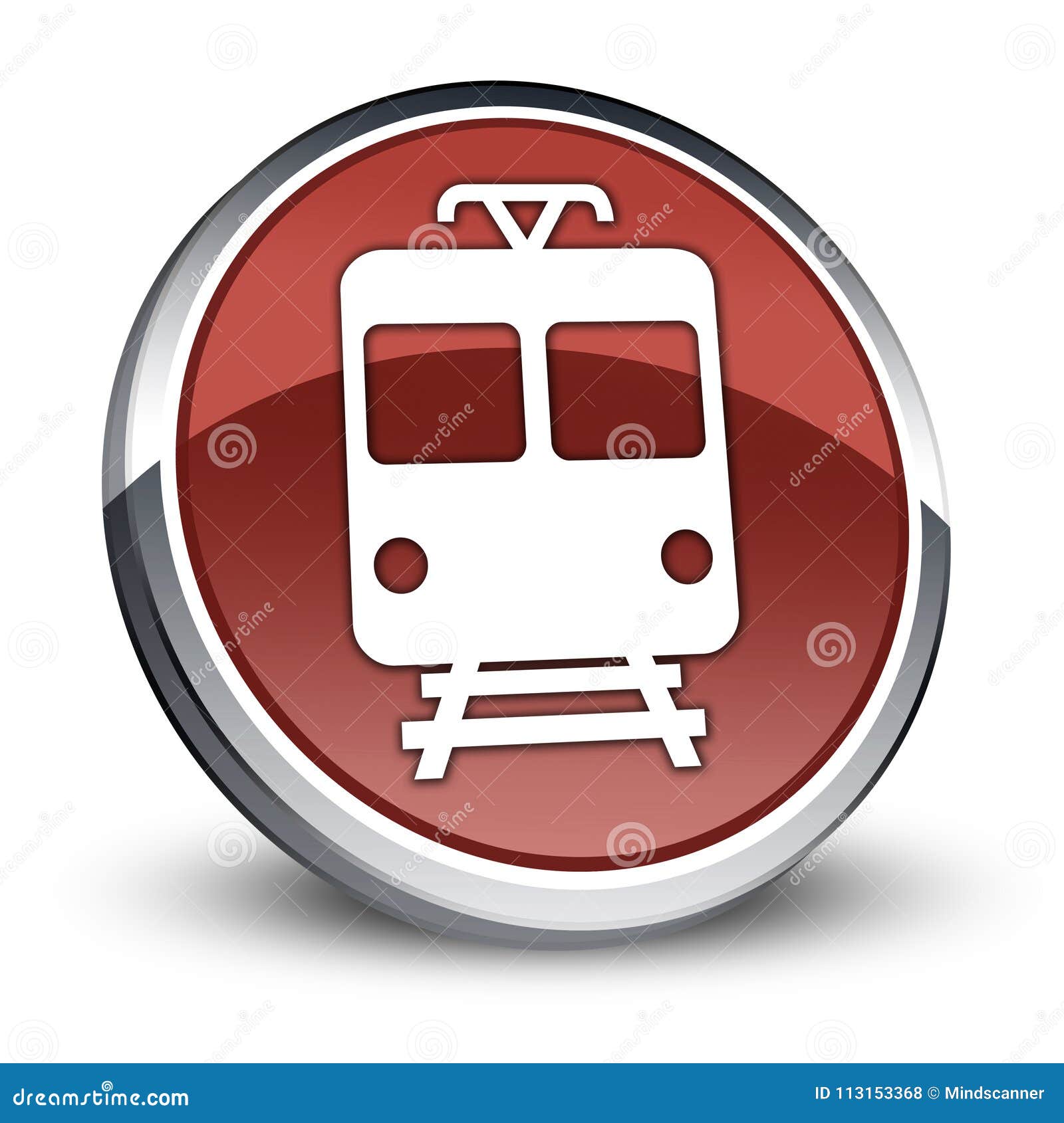 Icon/Button/Pictogram Train Stock Illustration - Illustration of sign ...