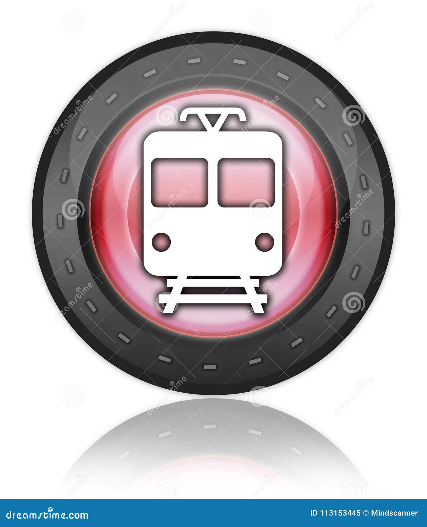 Icon/Button/Pictogram Train Stock Illustration - Illustration of icons ...