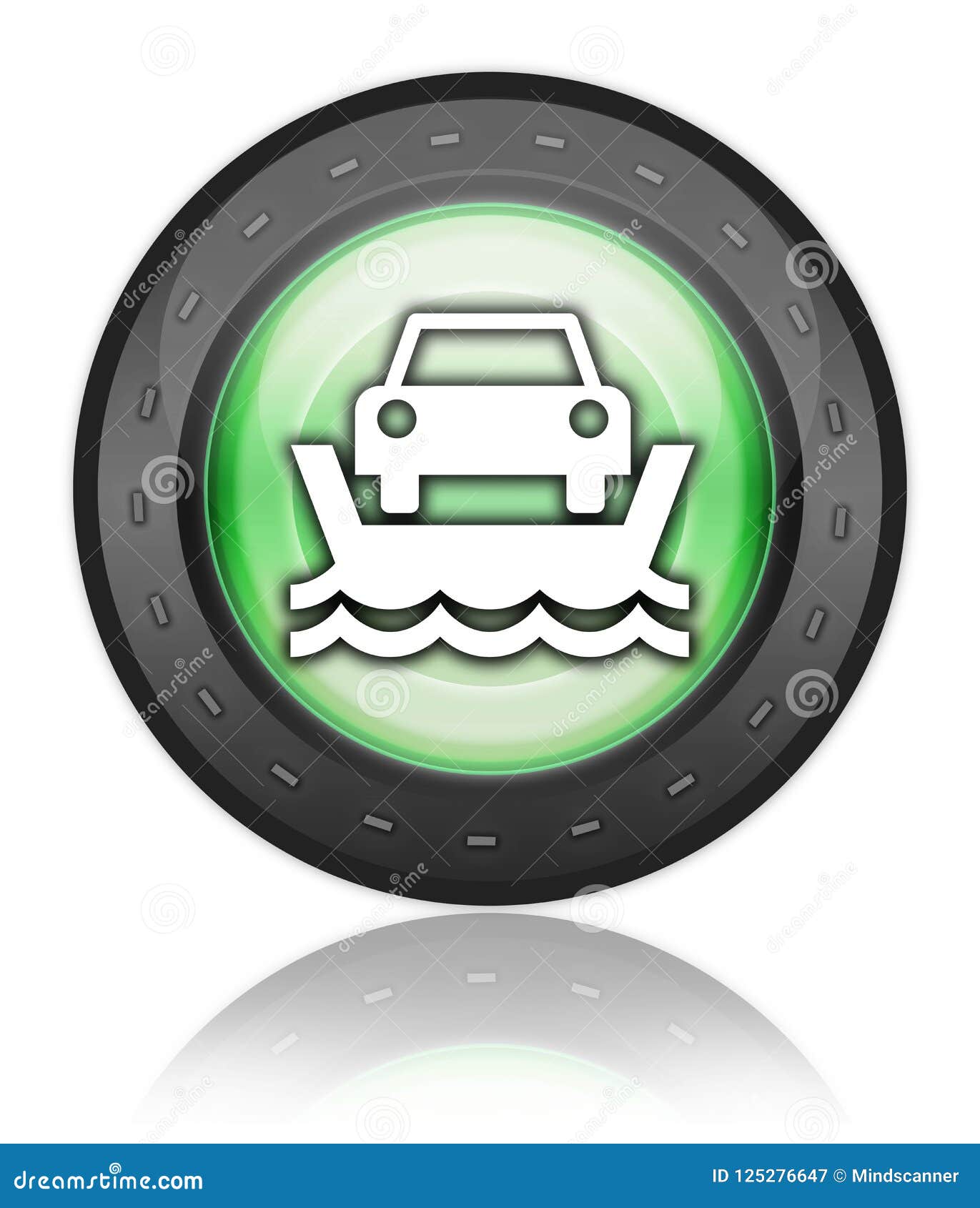 Icon, Button, Pictogram Vehicle Ferry Stock Illustration - Illustration ...