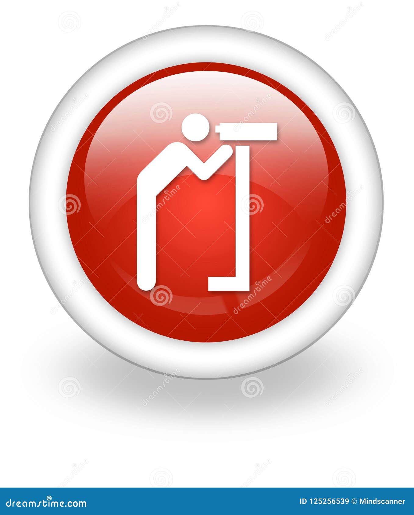 Icon, Button, Pictogram Viewing Area Stock Illustration - Illustration ...