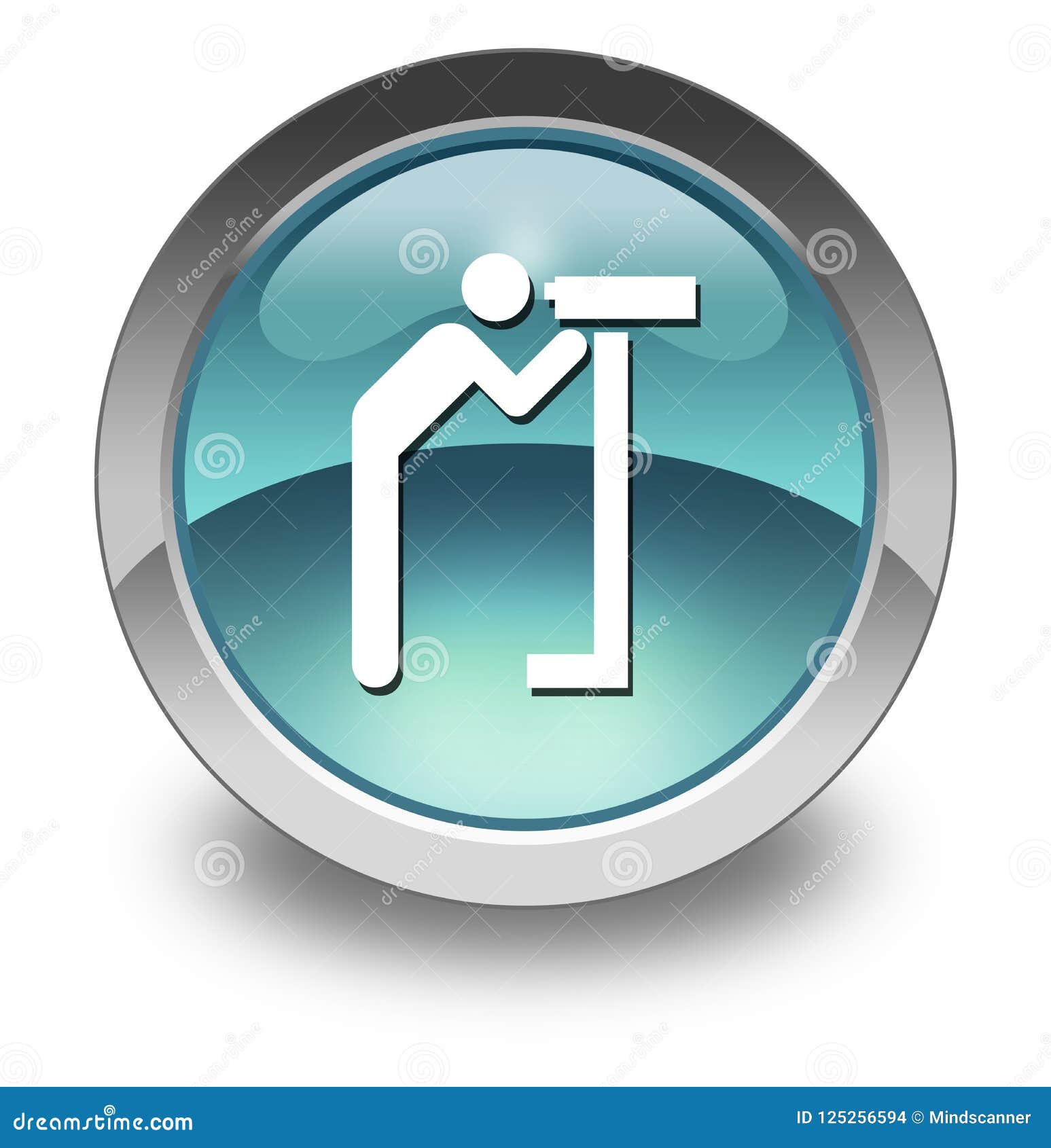 Icon, Button, Pictogram Viewing Area Stock Illustration - Illustration ...