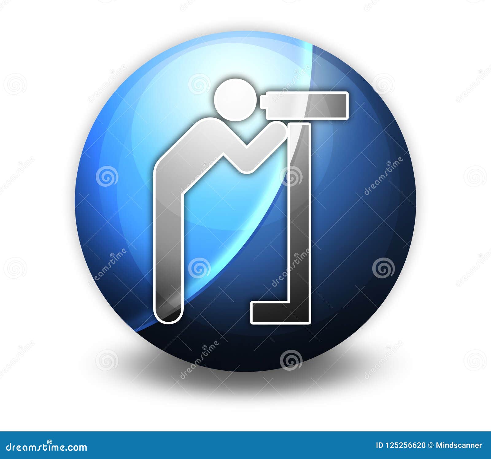 Icon, Button, Pictogram Viewing Area Stock Illustration - Illustration ...