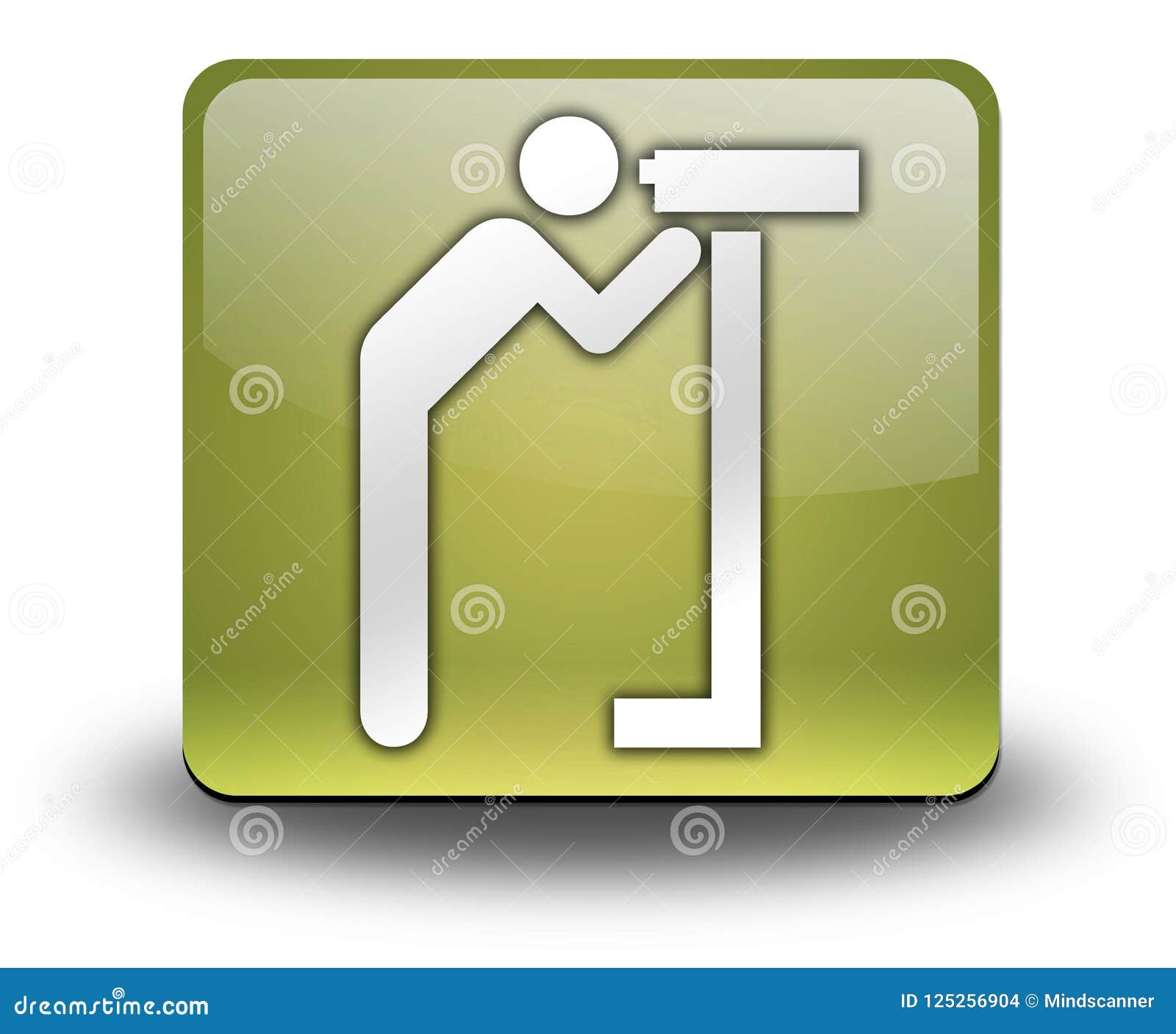 Icon, Button, Pictogram Viewing Area Stock Illustration - Illustration ...