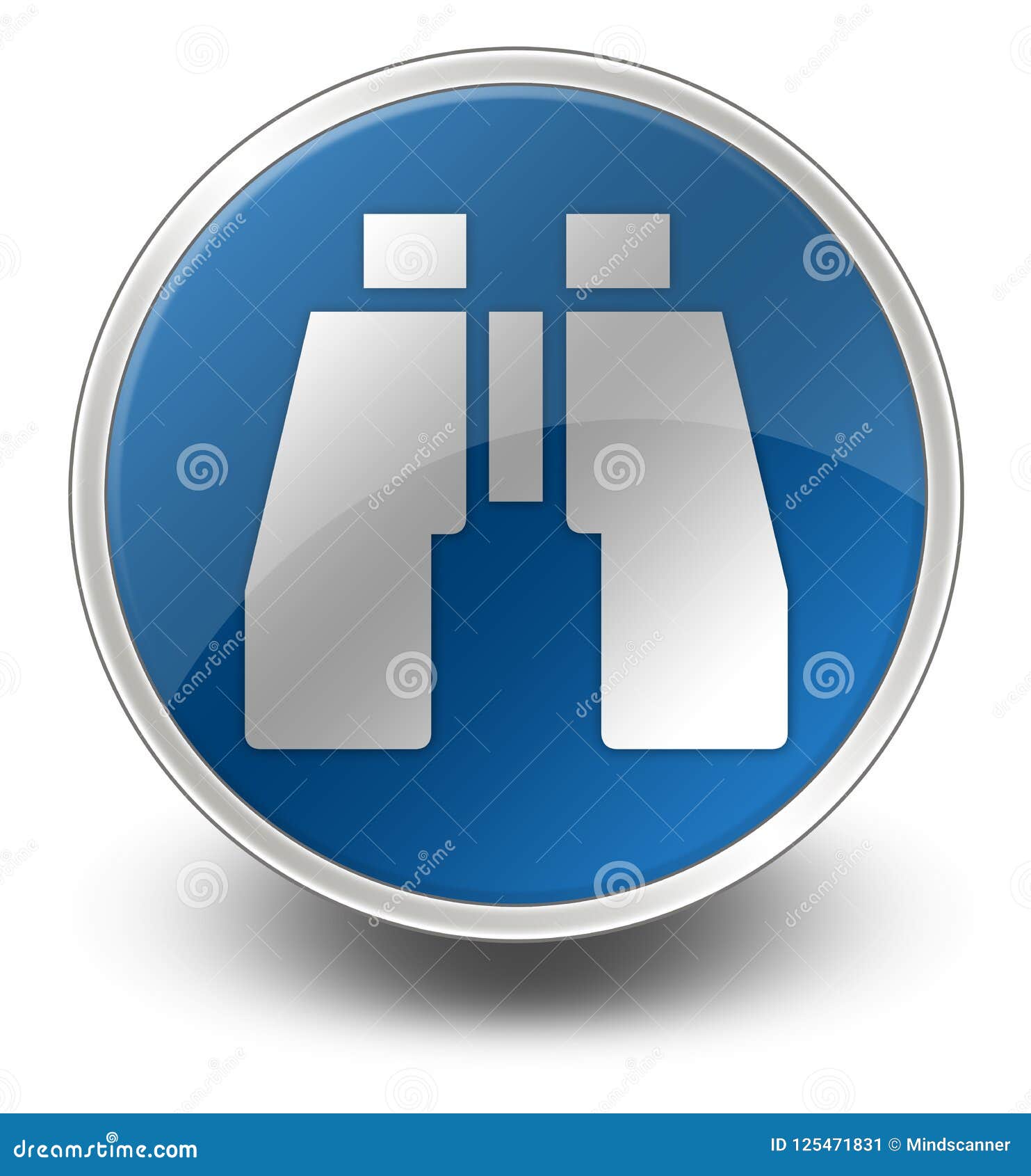 Icon, Button, Pictogram Wildlife Viewing Stock Illustration ...