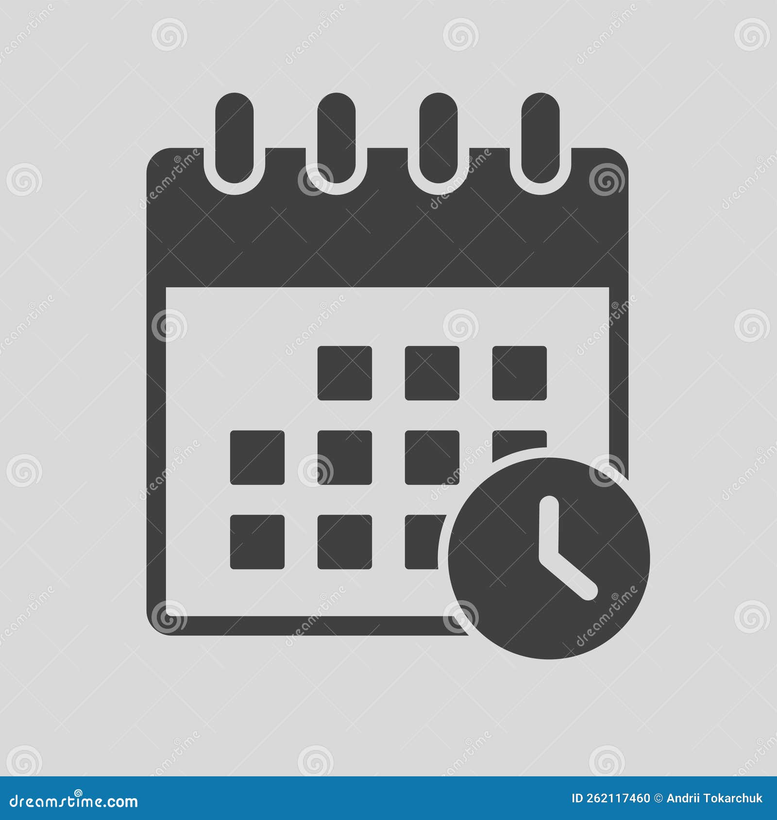 Icon Calendar - Popup Message Timer or Clock Stock Vector ...