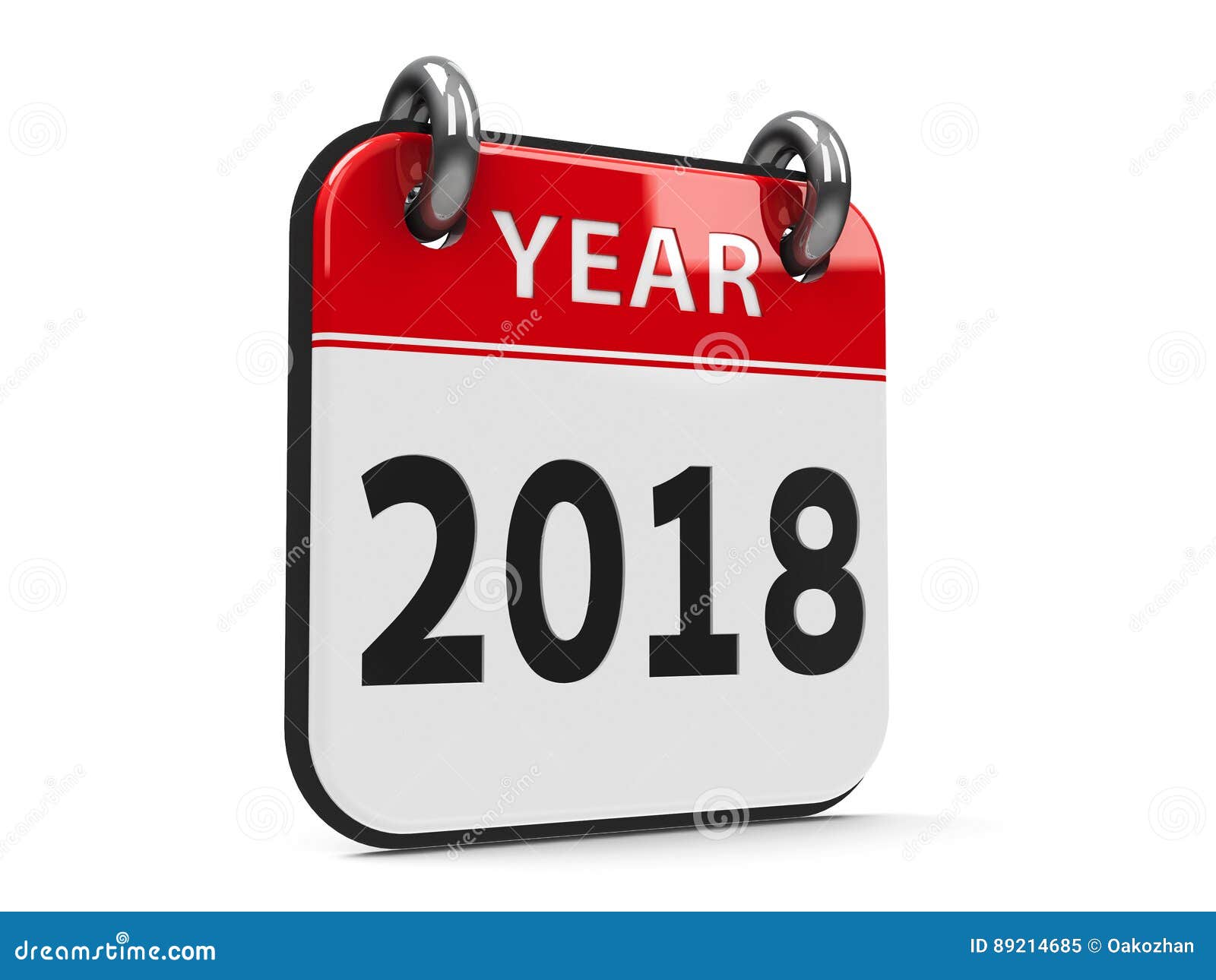 Icon calendar 2018 year 2 stock illustration. Illustration of page ...