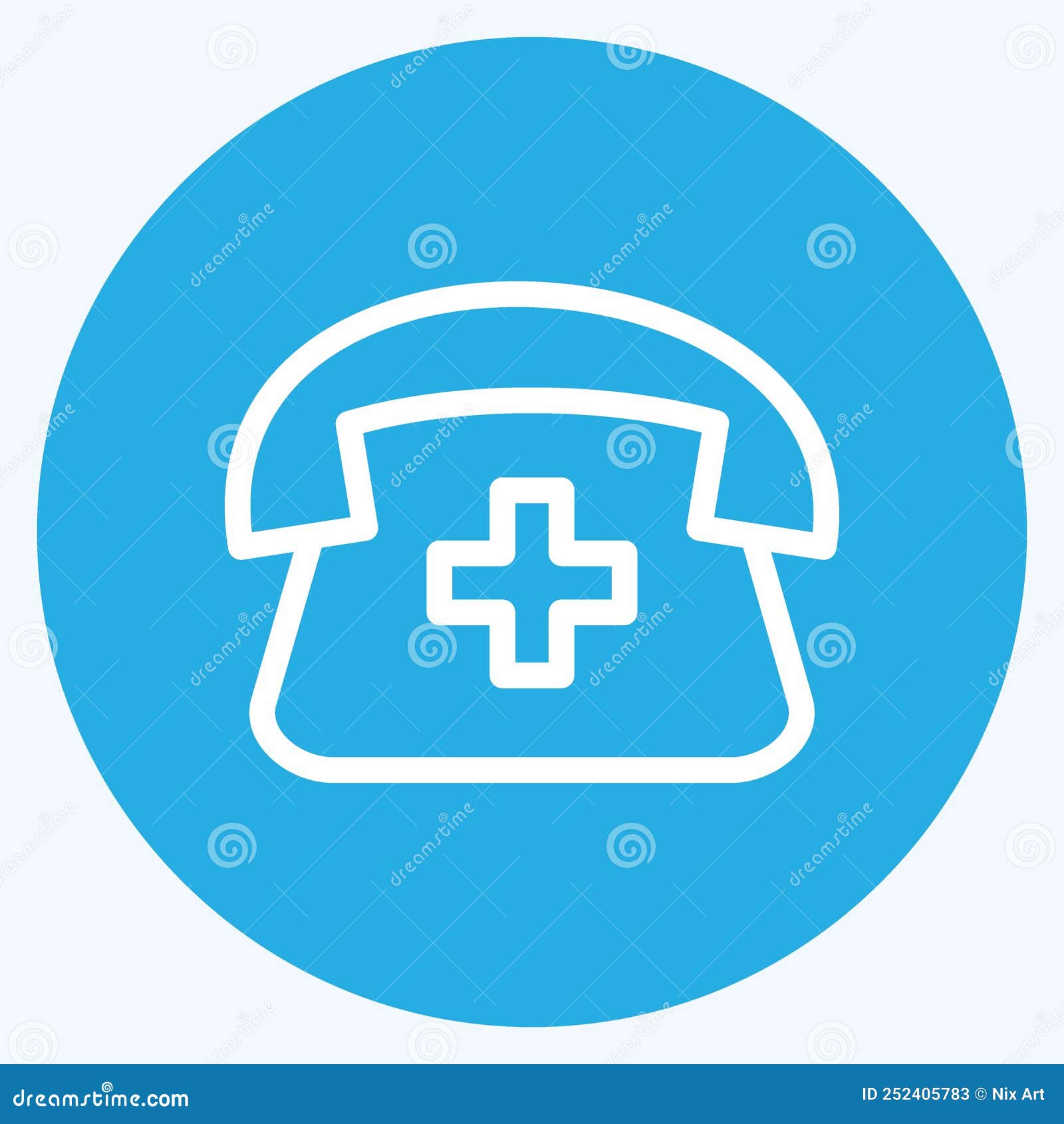 Icon Calling. Suitable for Education Symbol. Blue Eyes Style. Simple ...