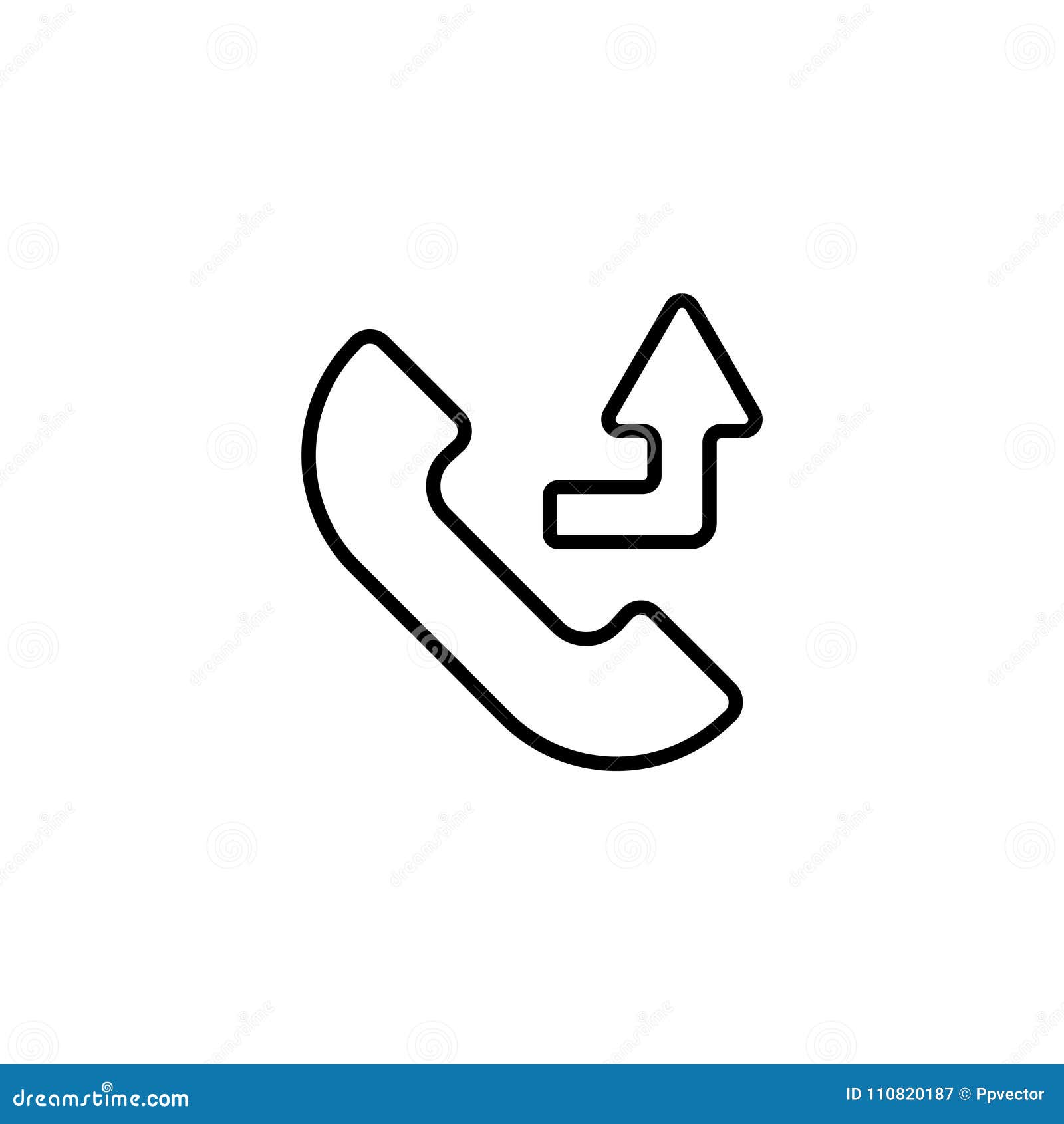Icon. Calls Forwarded Symbol Stock Vector - Illustration of call ...