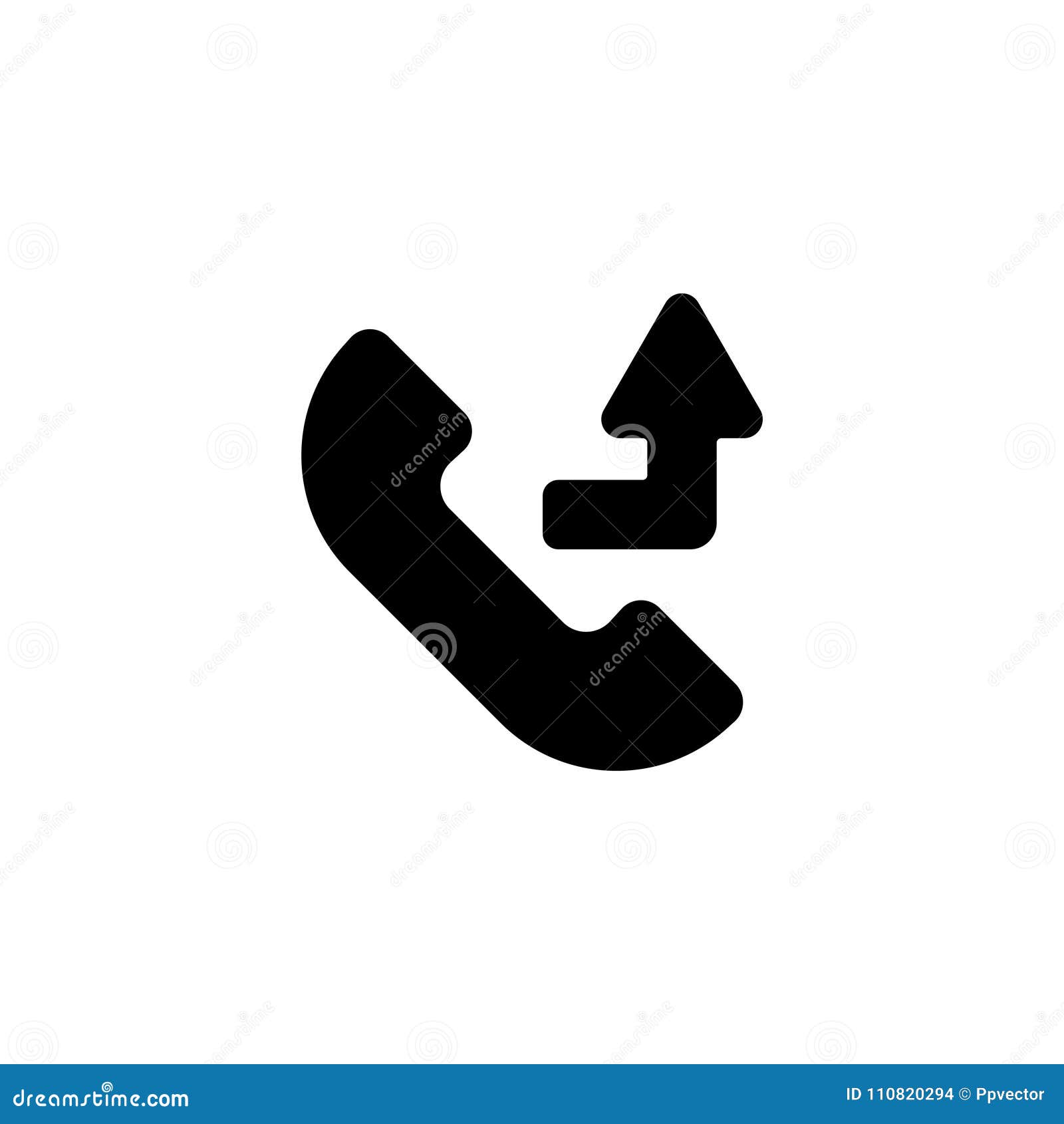 Icon. Calls Forwarded Symbol Stock Vector - Illustration of equipment ...