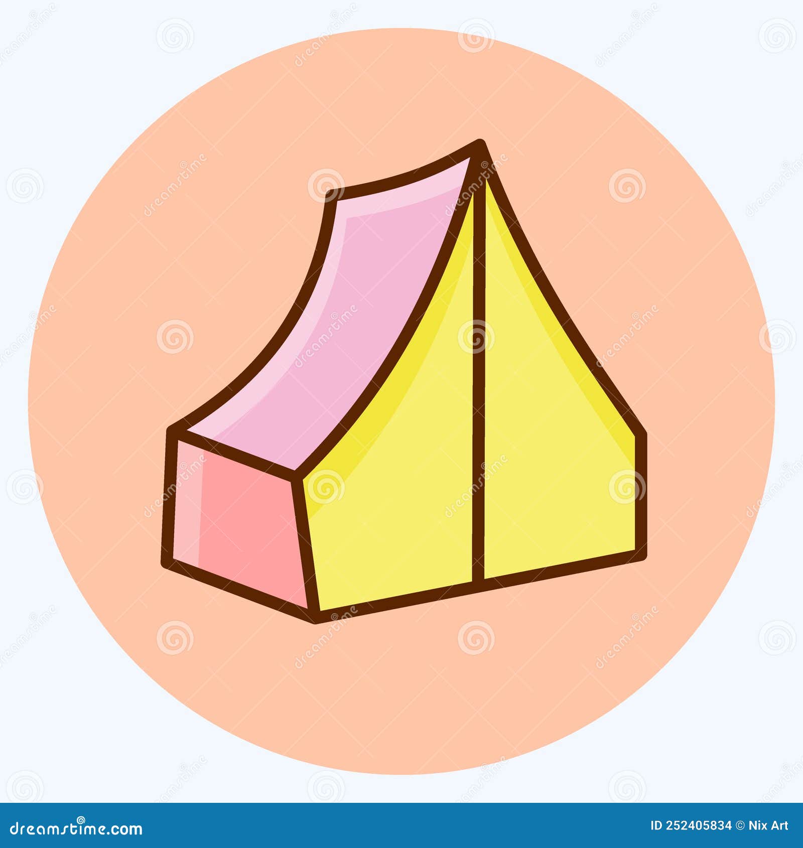 Icon Camp. Suitable for Education Symbol. Flat Style. Simple Design ...