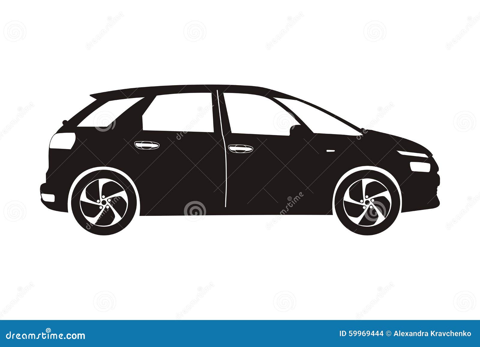 Car Hatchback Stock Illustrations – 5,799 Car Hatchback Stock ...