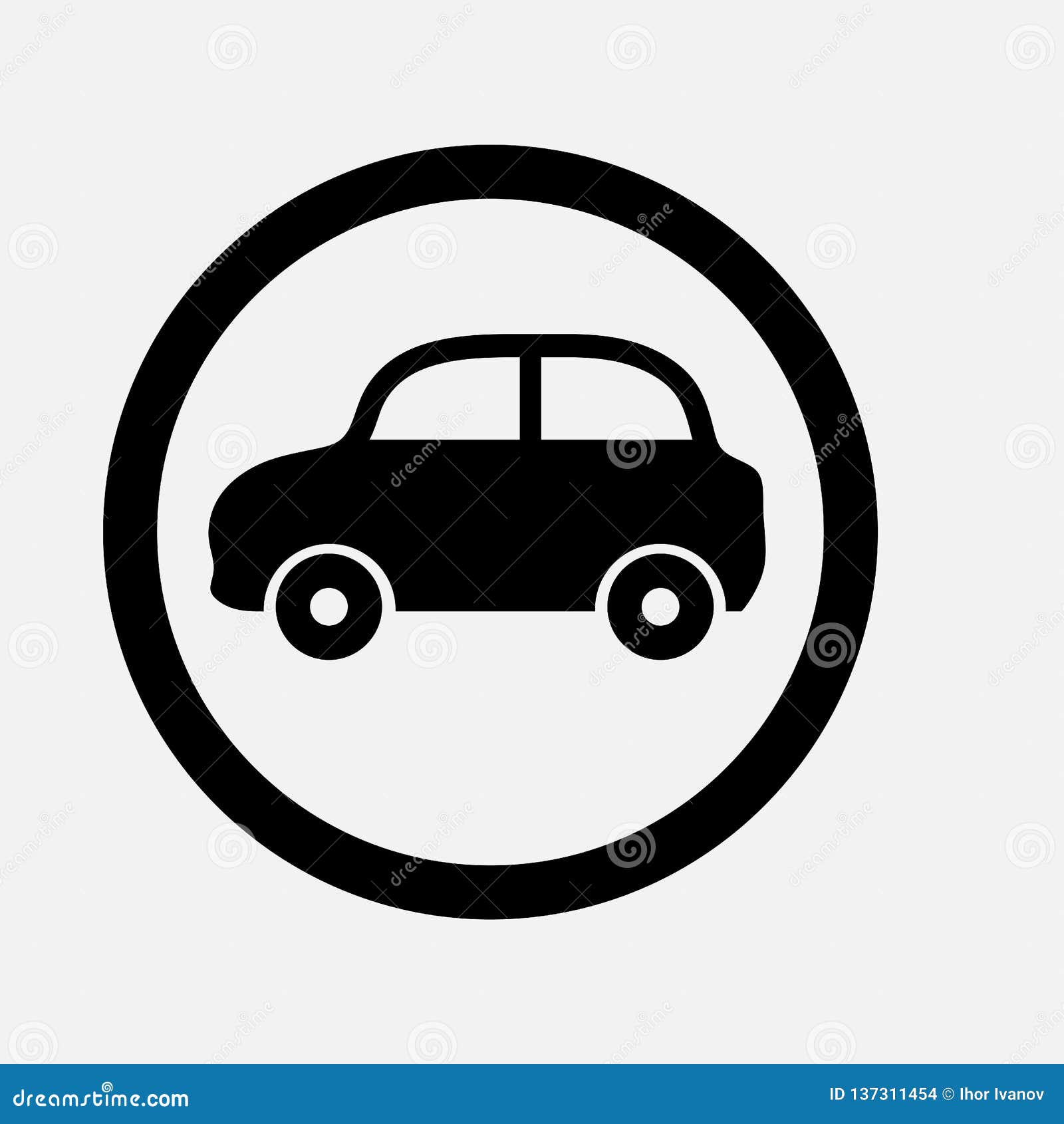Icon Car, Ride Avtobobile Image, Web Icon Stock Illustration ...
