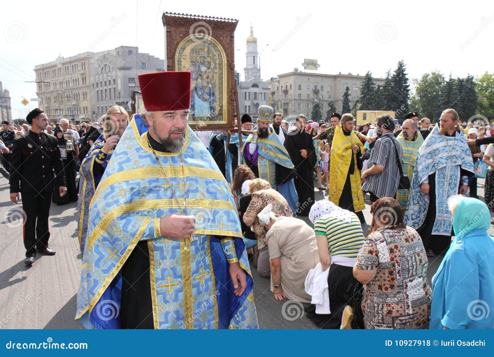 Icon caring procession editorial stock photo. Image of crowd - 10927918