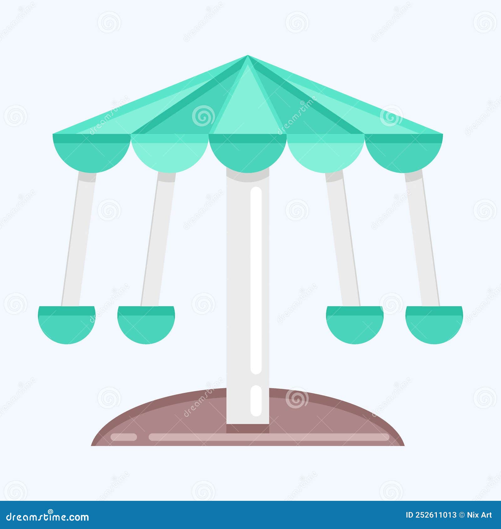 Icon Carousel. Suitable for Education Symbol. Flat Style. Simple Design ...