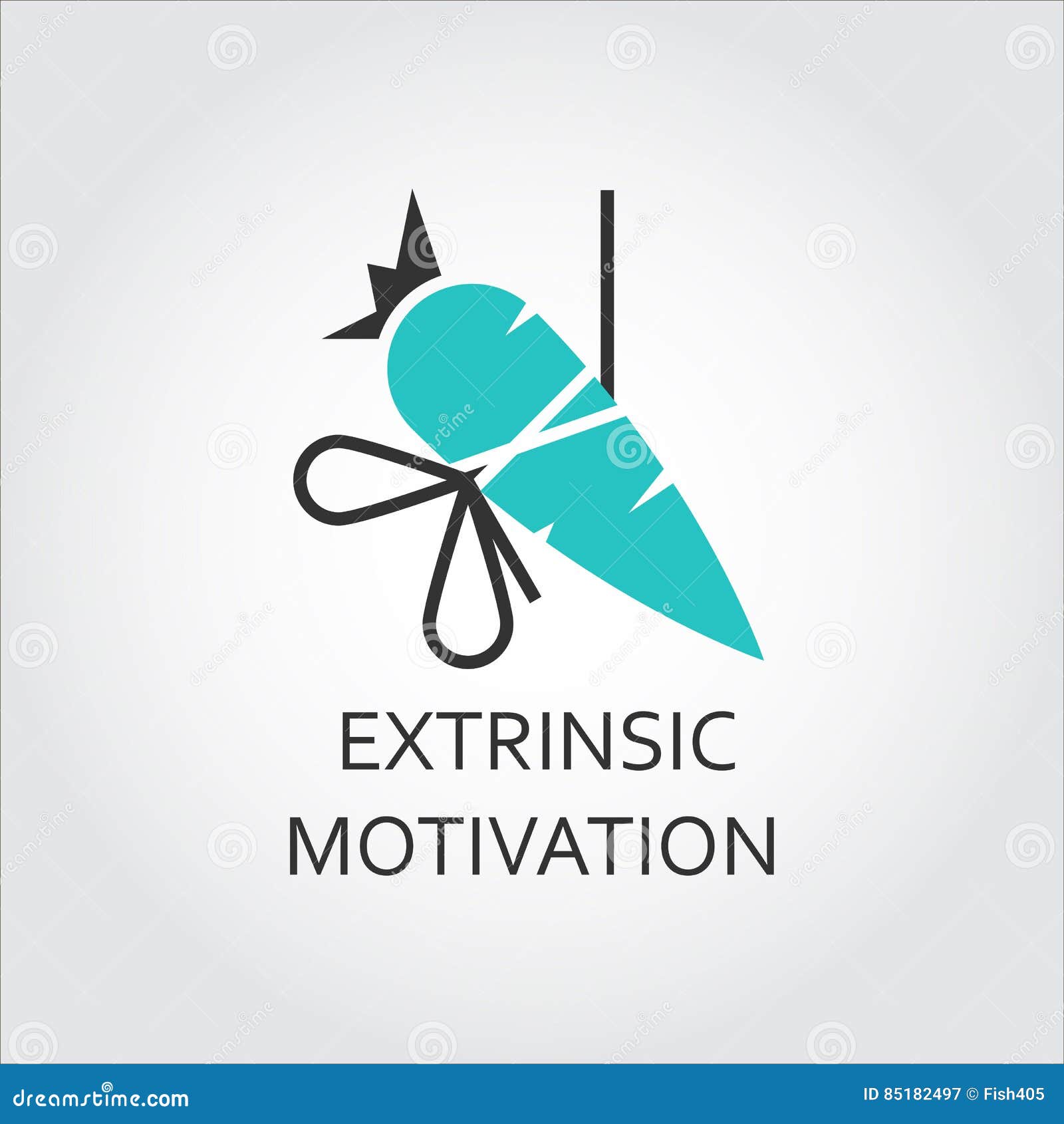 Extrinsic Motivation Vector Icon Symbol. Creative Sign From ...