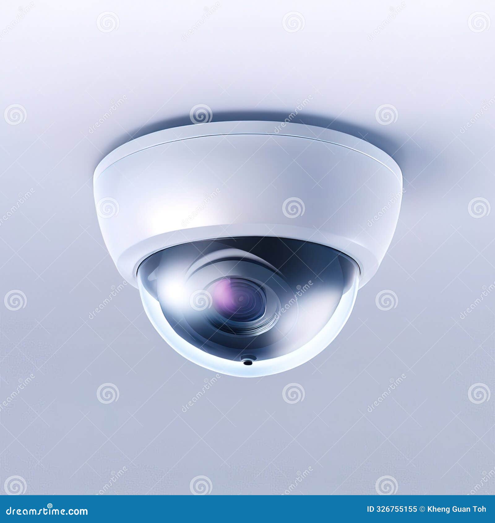 Icon of Cctv Camera, Glossy Glass Style Stock Illustration ...