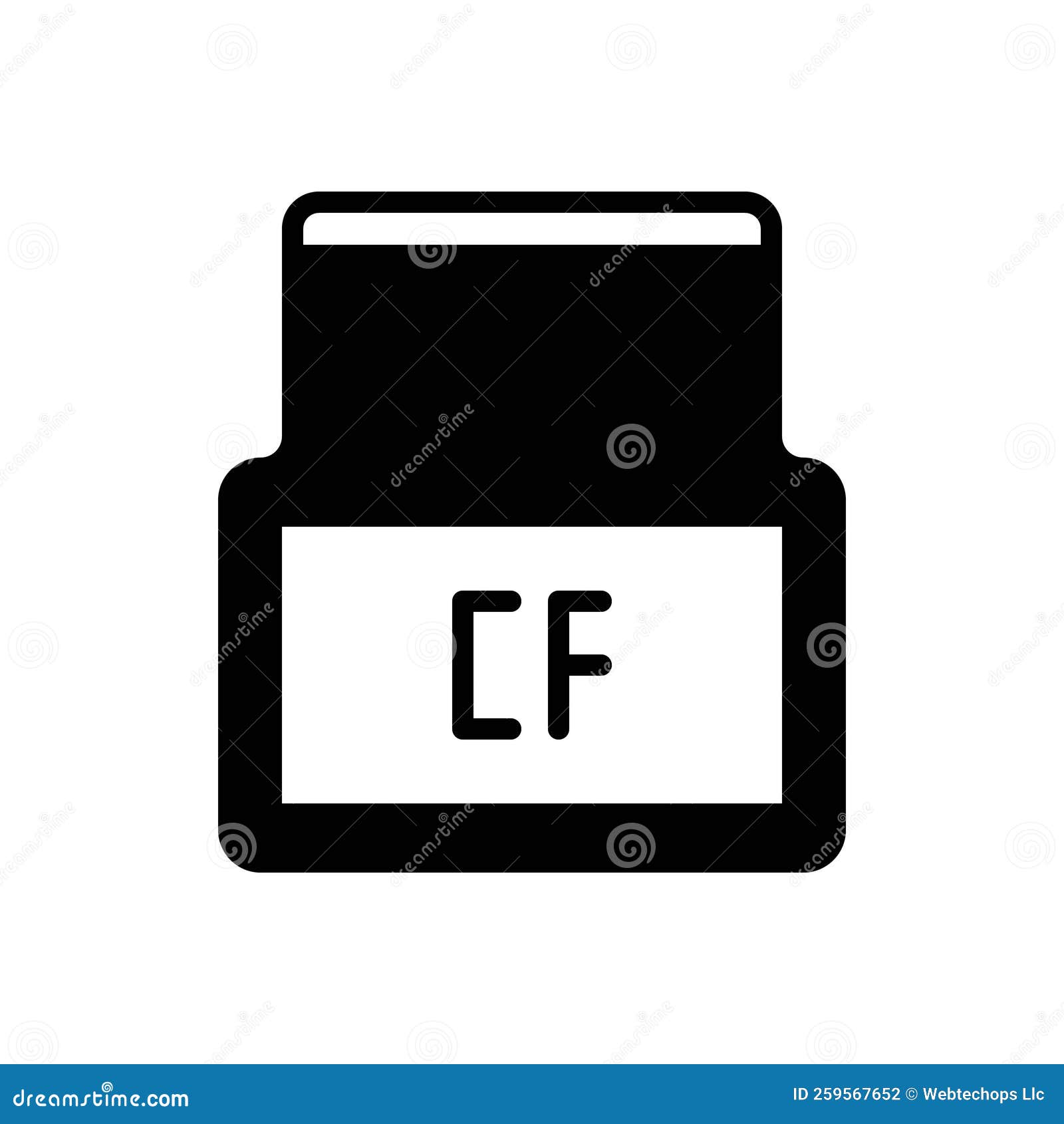 Black Solid Icon for Cf, Alphabet and Letter Stock Vector ...