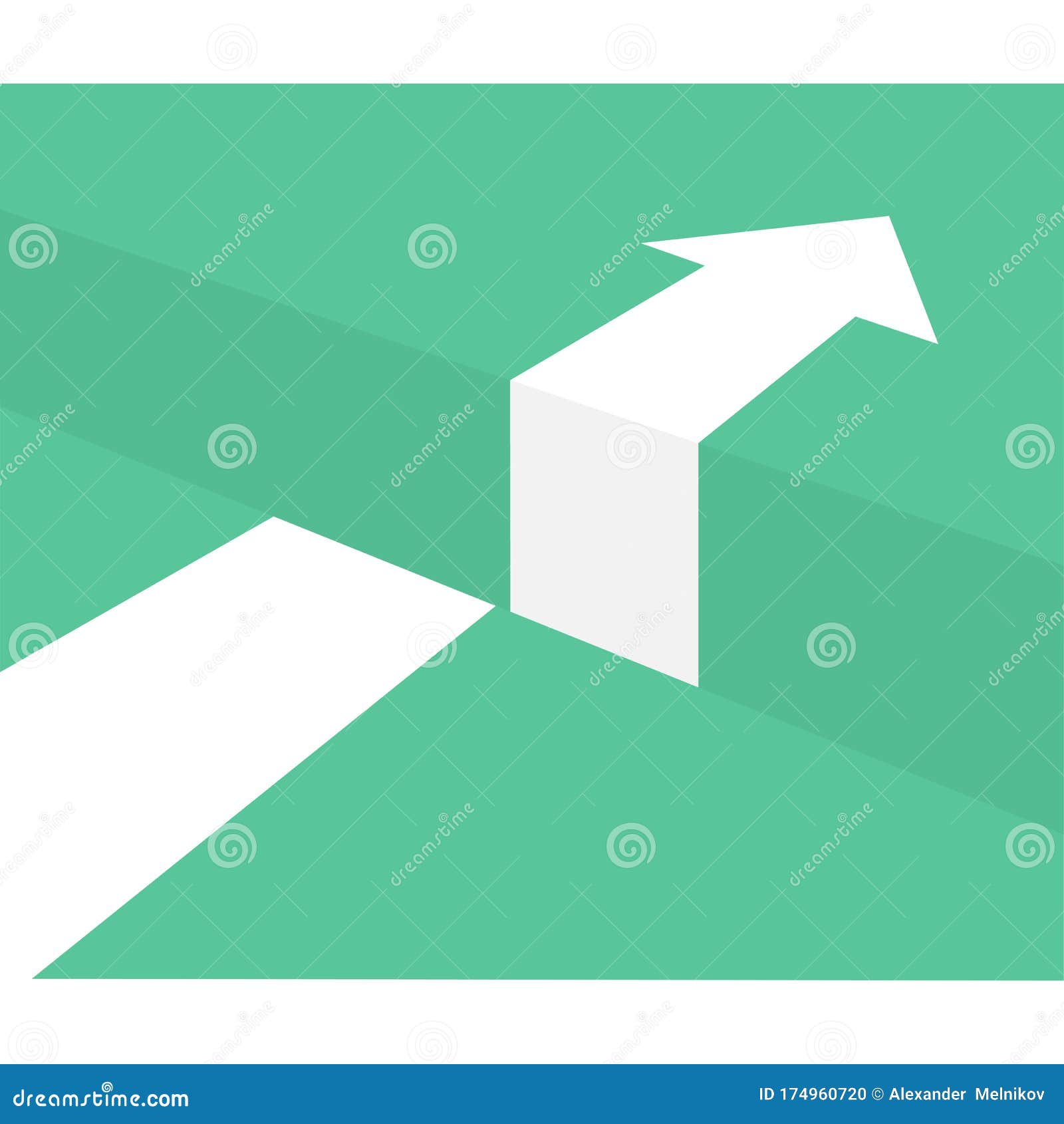 Icon Challenge Concept Obstacle Arrow. Vector Illustration Eps 10 Stock ...