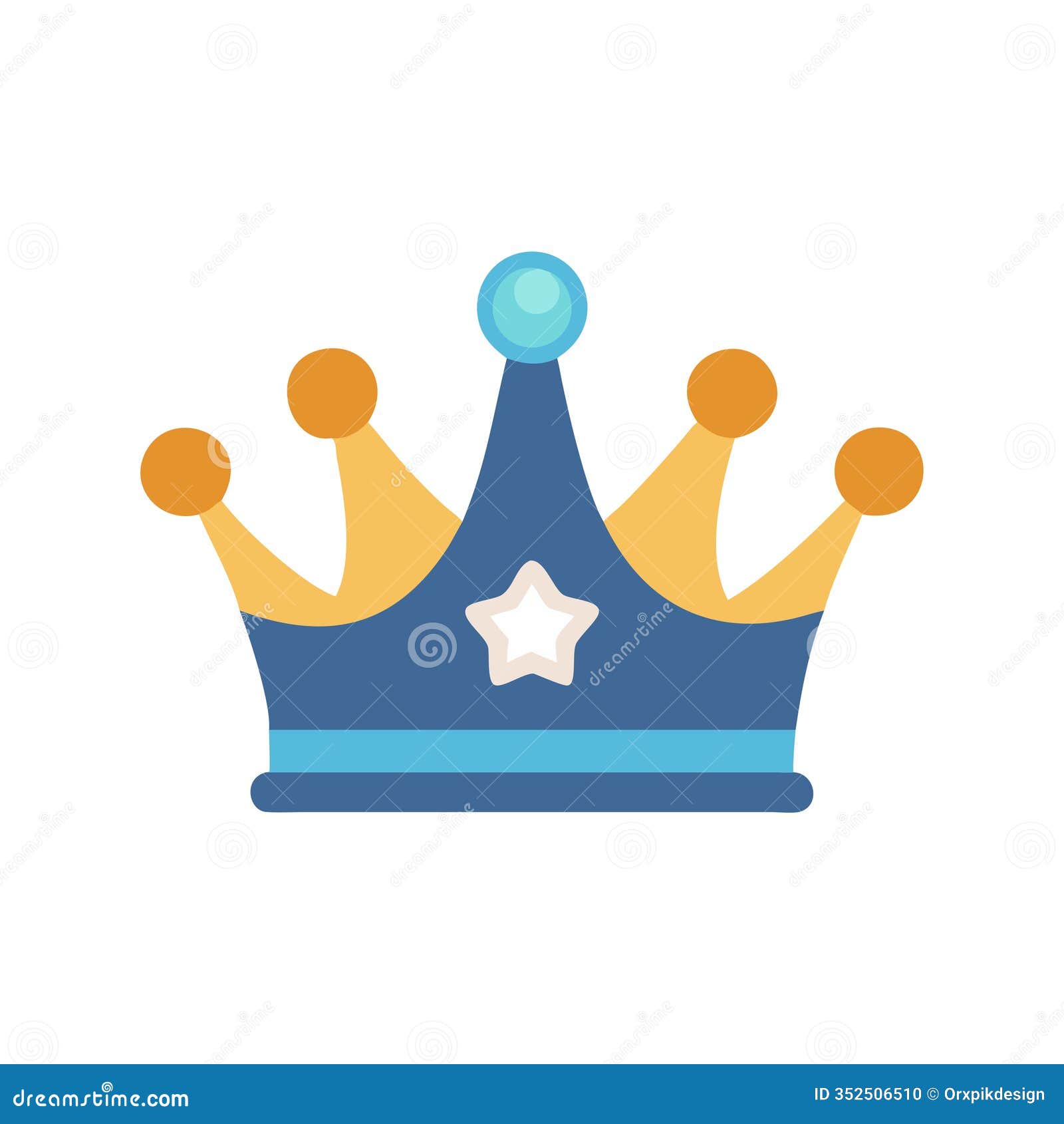 Icon of Champion S Crown for Celebrations Stock Illustration ...