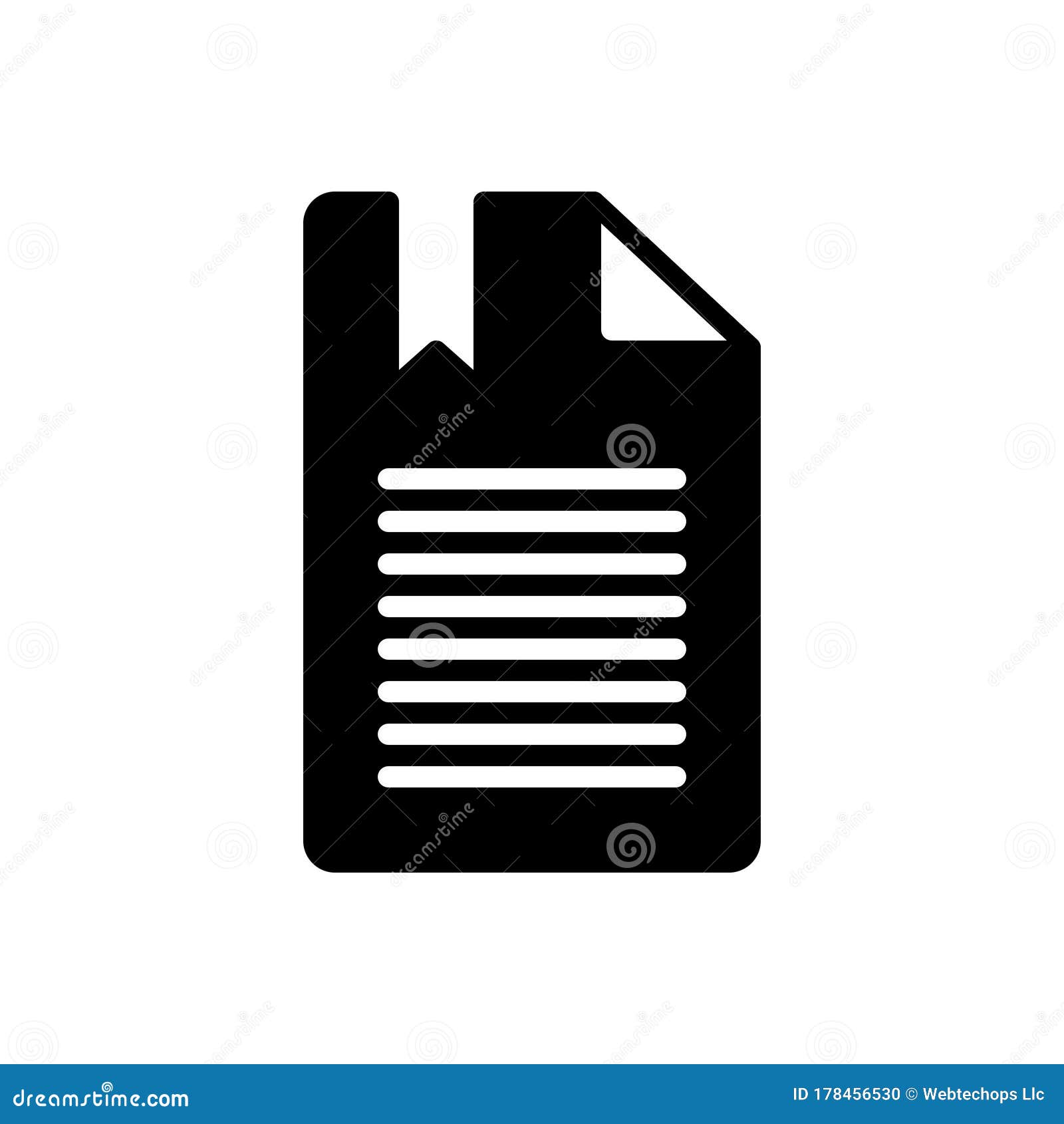 Black Solid Icon for Chapter, Section and Division Stock Vector ...