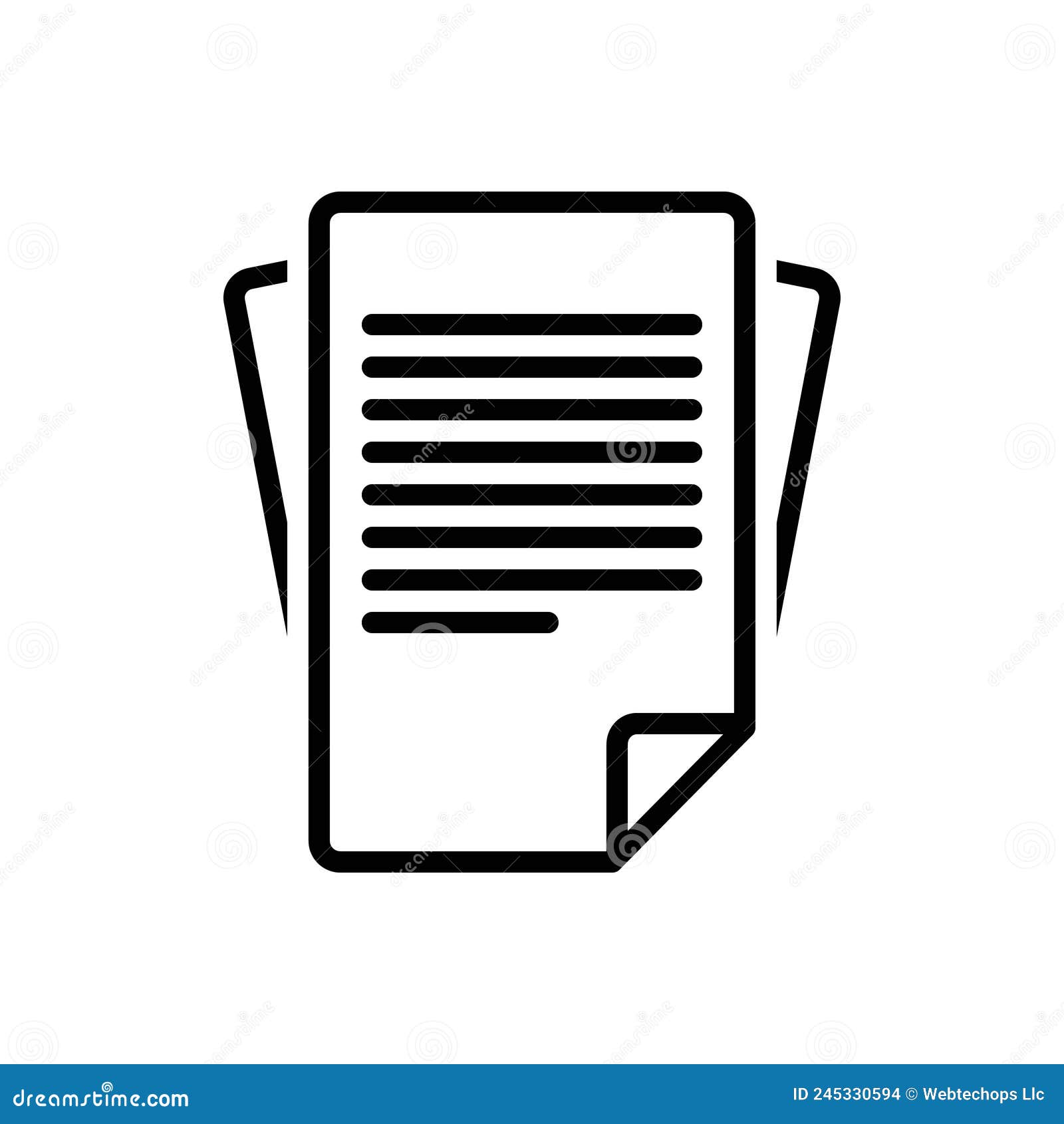 Mix Icon For Chapters, Section And Division Cartoon Vector ...