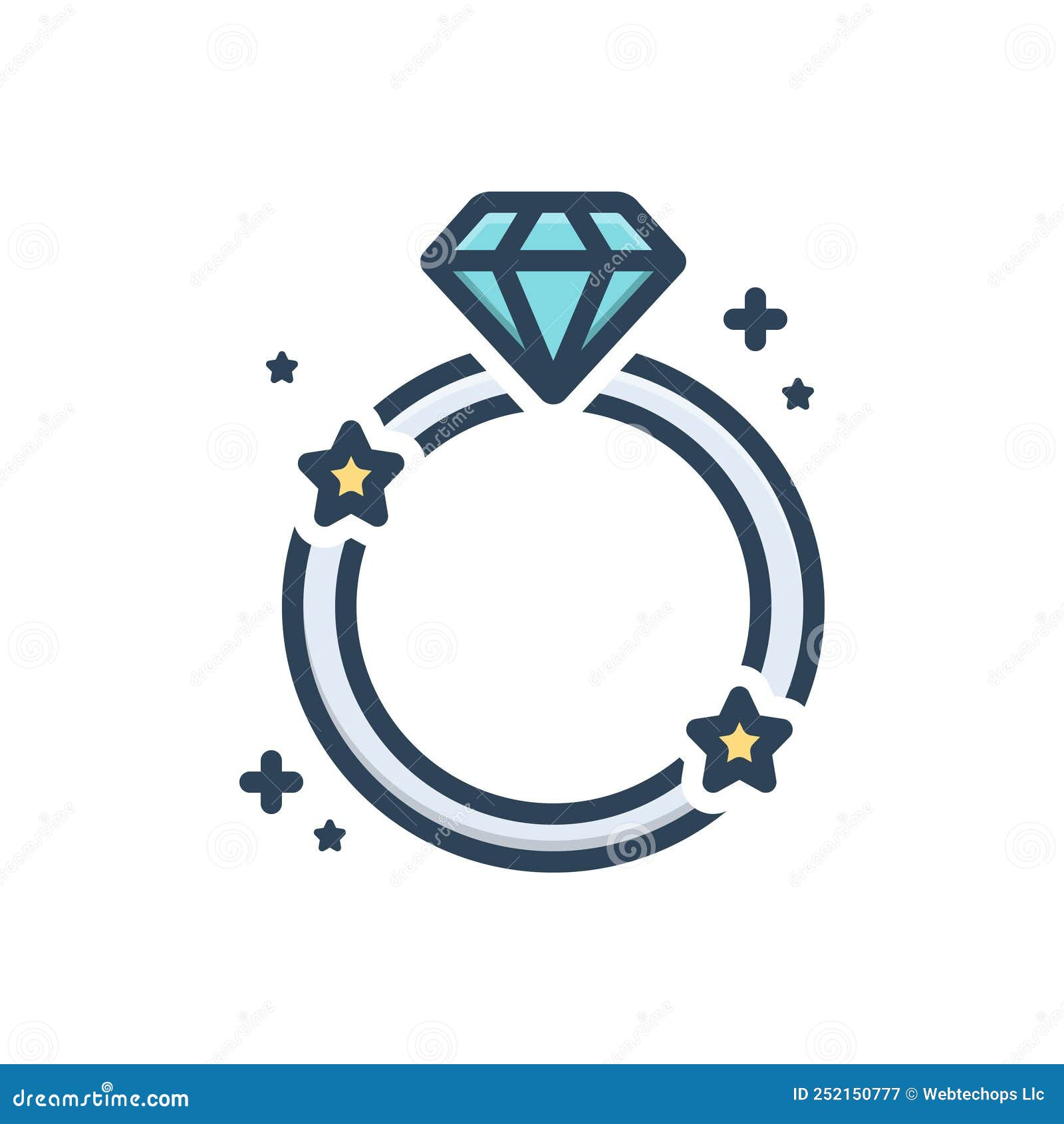 Color Illustration Icon for Charm, Beauty and Glamour Stock Vector ...