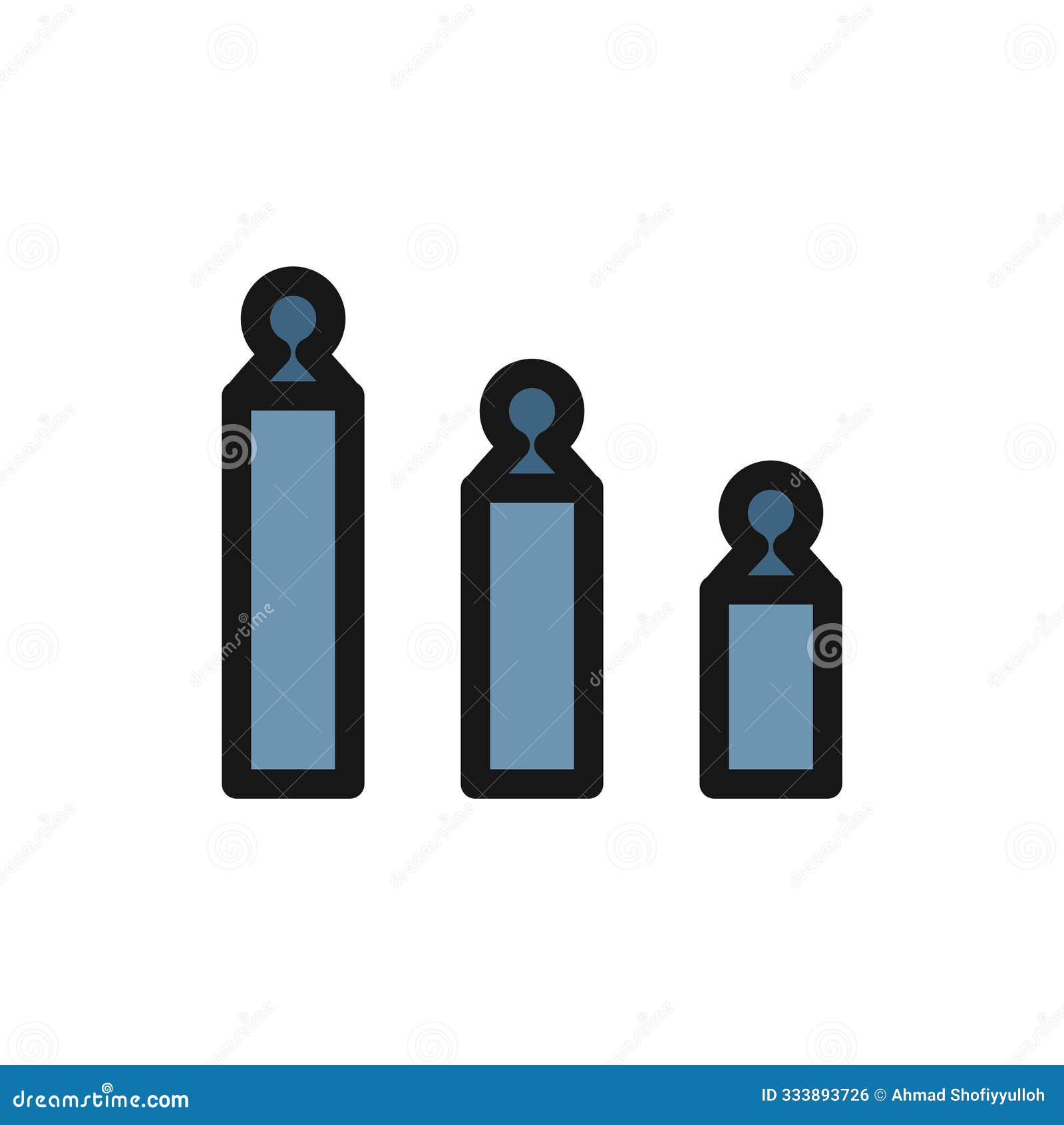 Icon winner chart graph stock illustration. Illustration of success ...