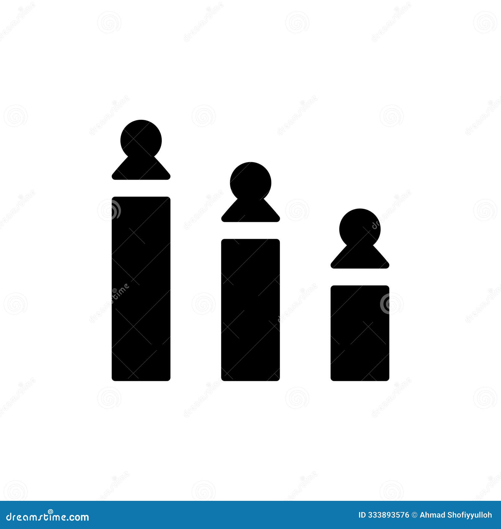 Icon winner chart graph stock illustration. Illustration of arrow ...