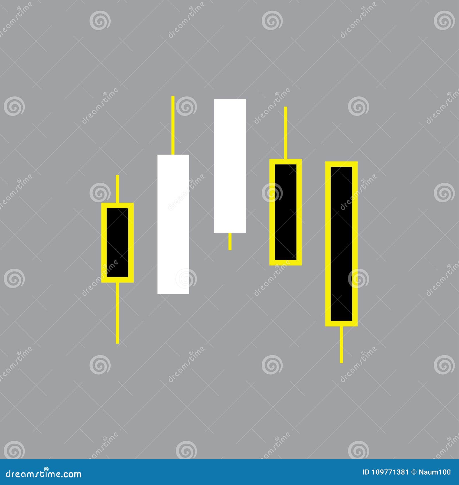 Japan Candlestick Charts. Vector Illustration | CartoonDealer.com #77285222