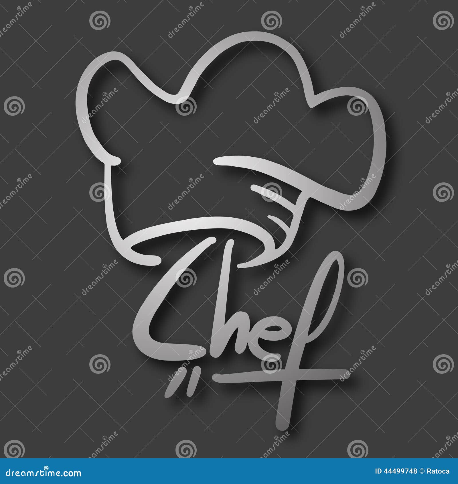 Icon chef stock vector. Illustration of classic, creative - 44499748