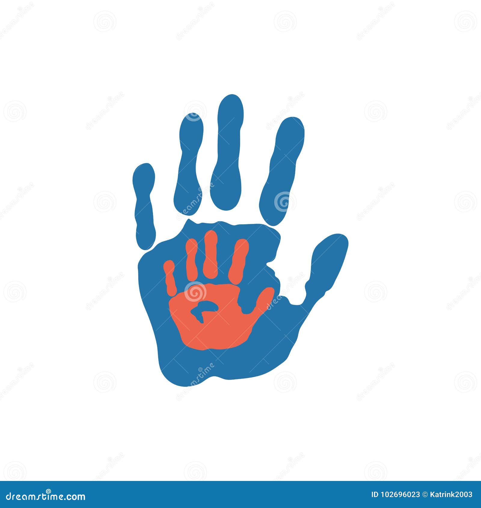 Adult Handprints Stock Illustrations – 64 Adult Handprints Stock ...