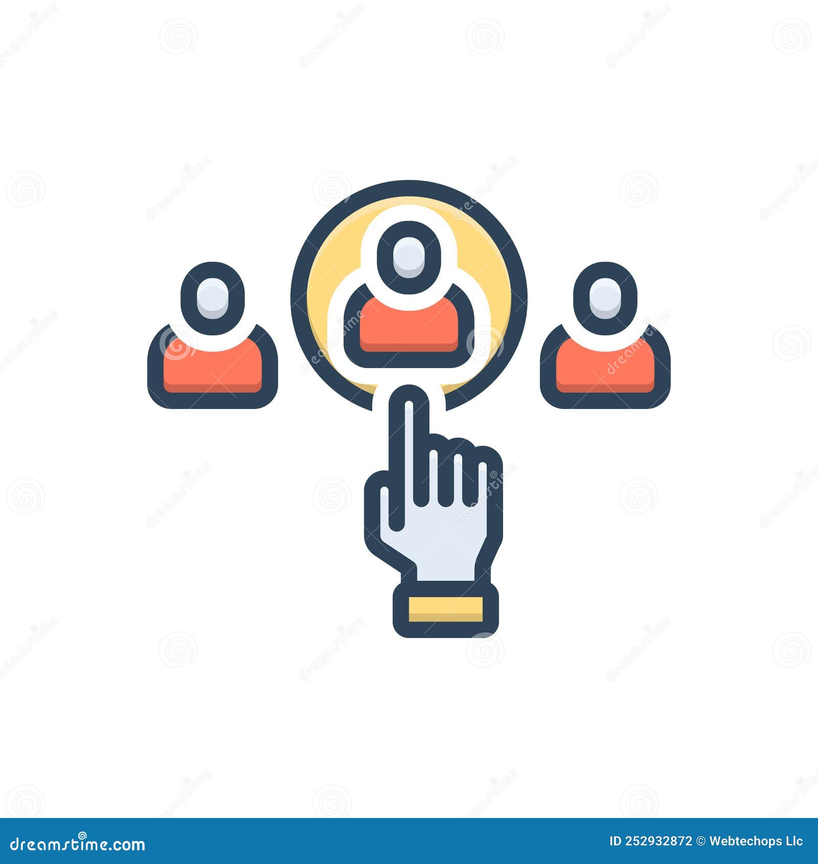 Color Illustration Icon for Choose, Select and Pick Out Stock Vector ...