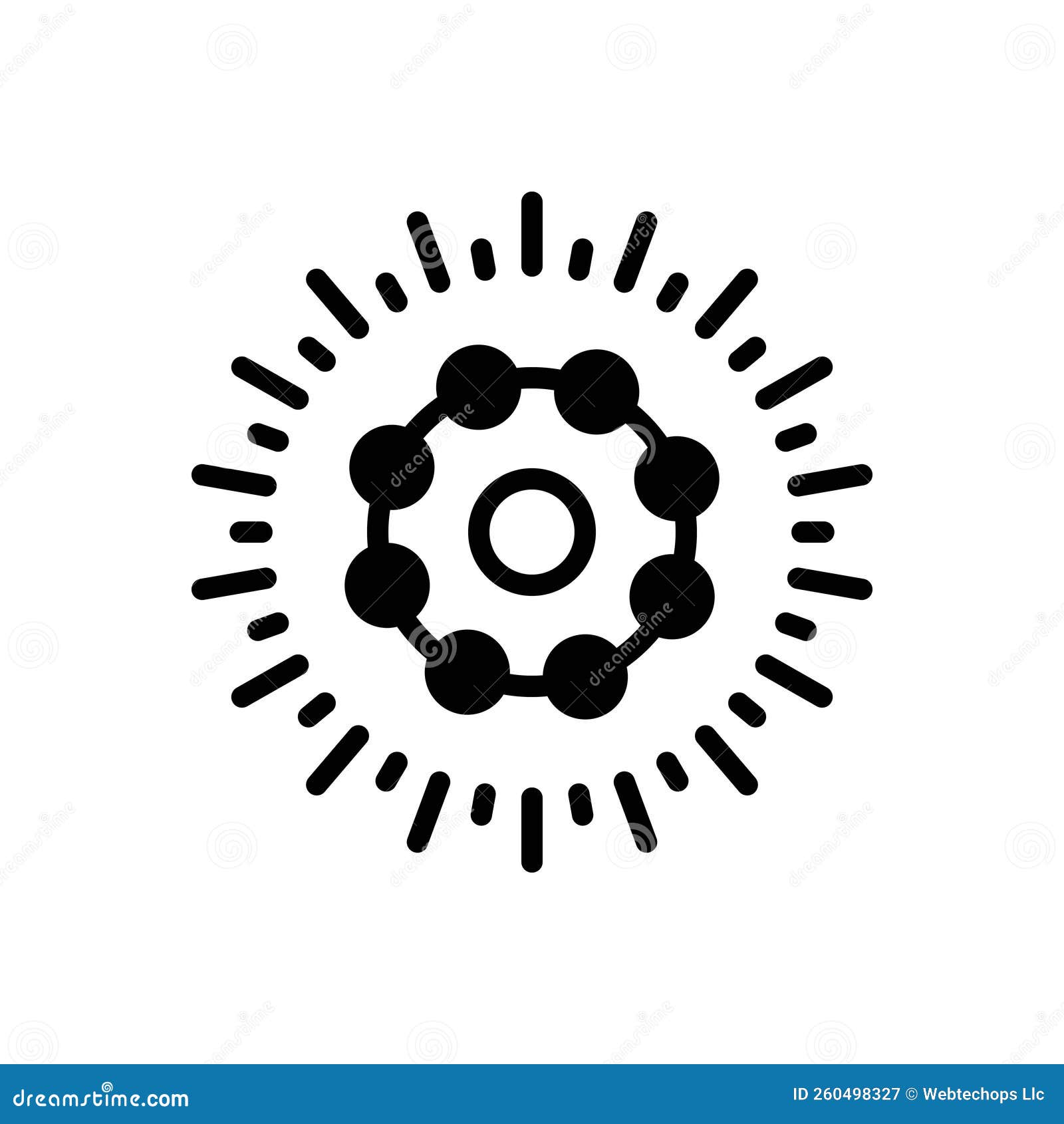Black Solid Icon for Circles, Circular and Round Stock Vector ...