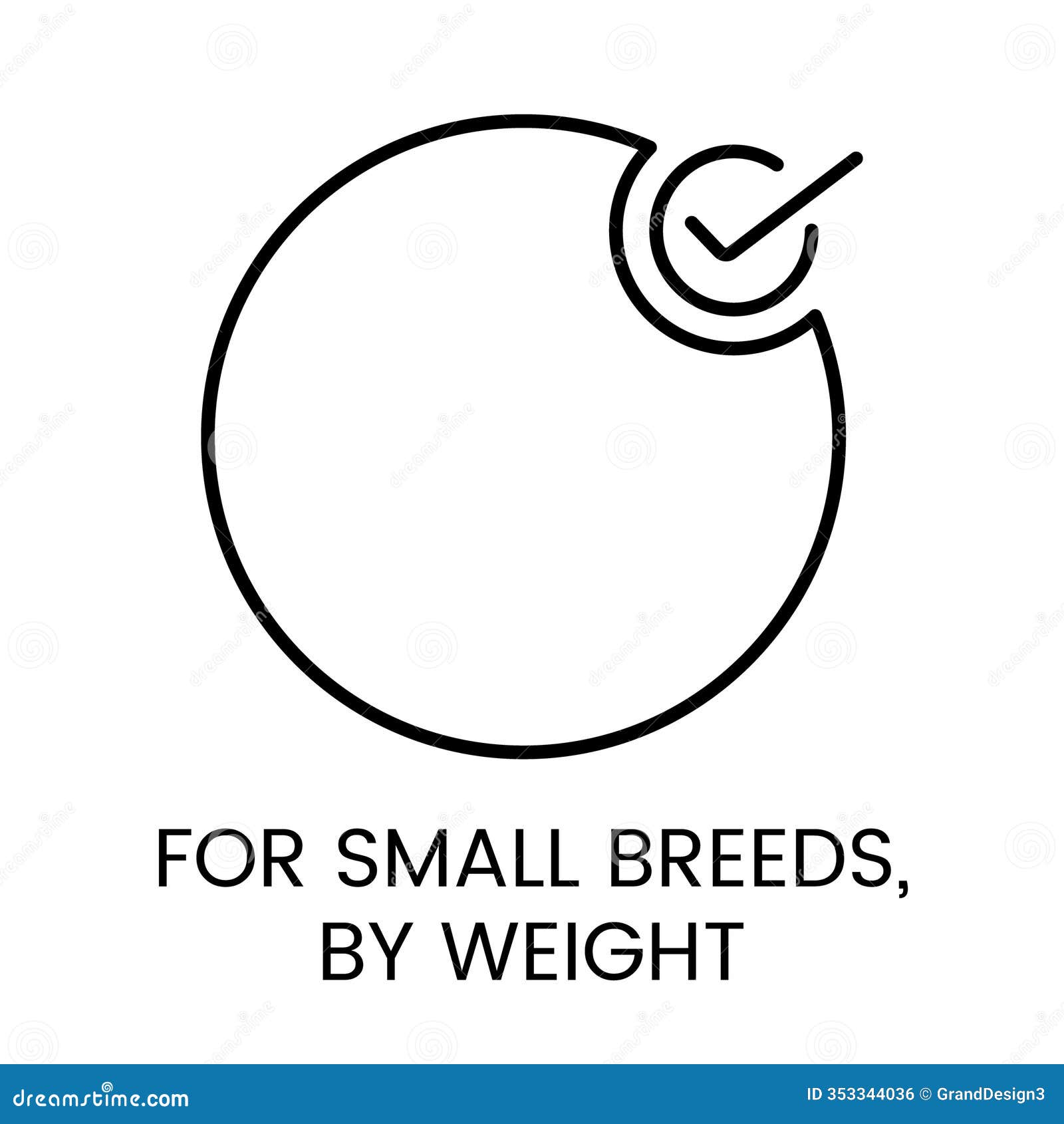 An Icon of a Circular Shape with a Checkmark in Vector, Representing ...