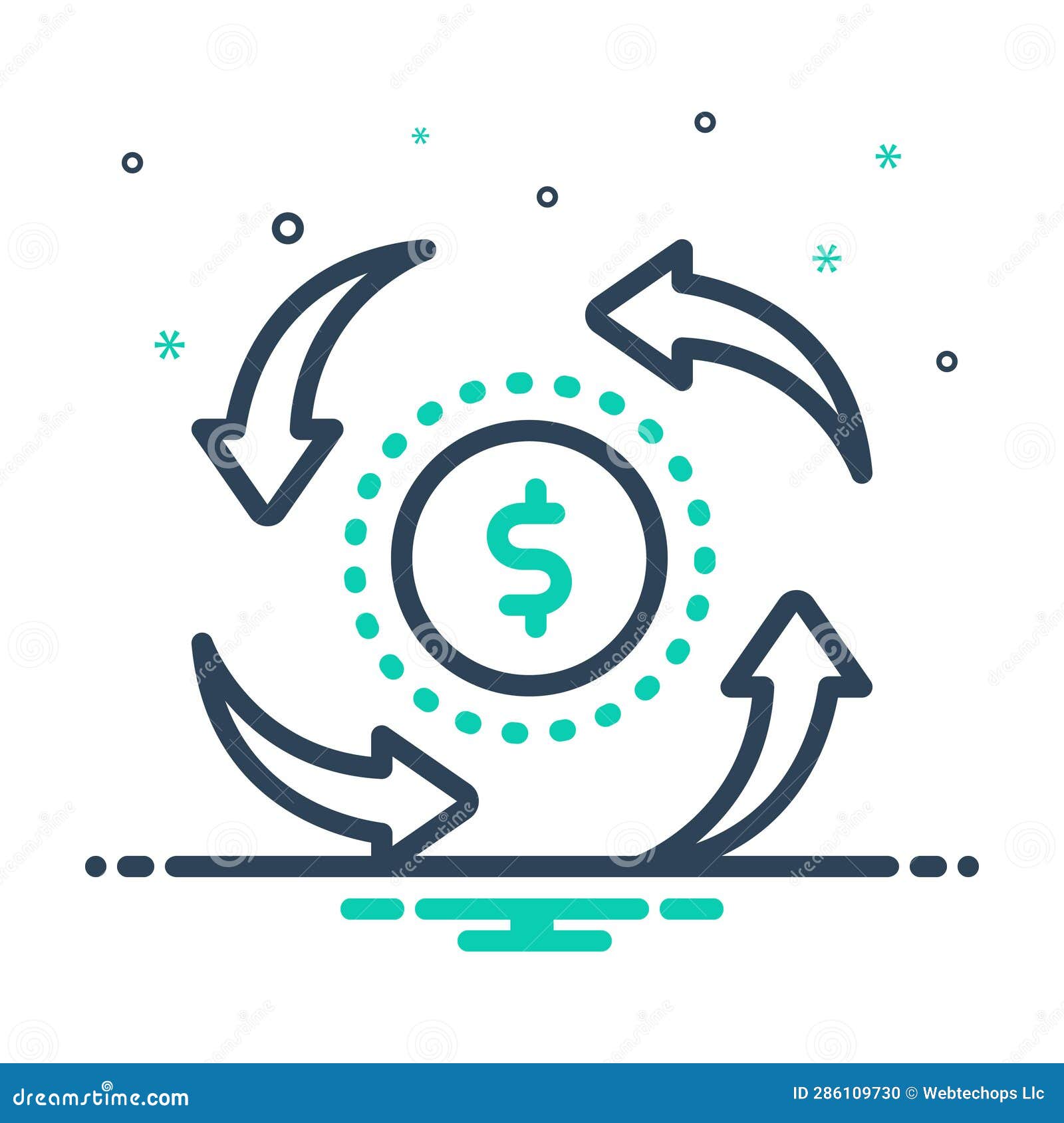 Diffusion, Dispersal Icon Royalty-Free Stock Photo | CartoonDealer.com ...