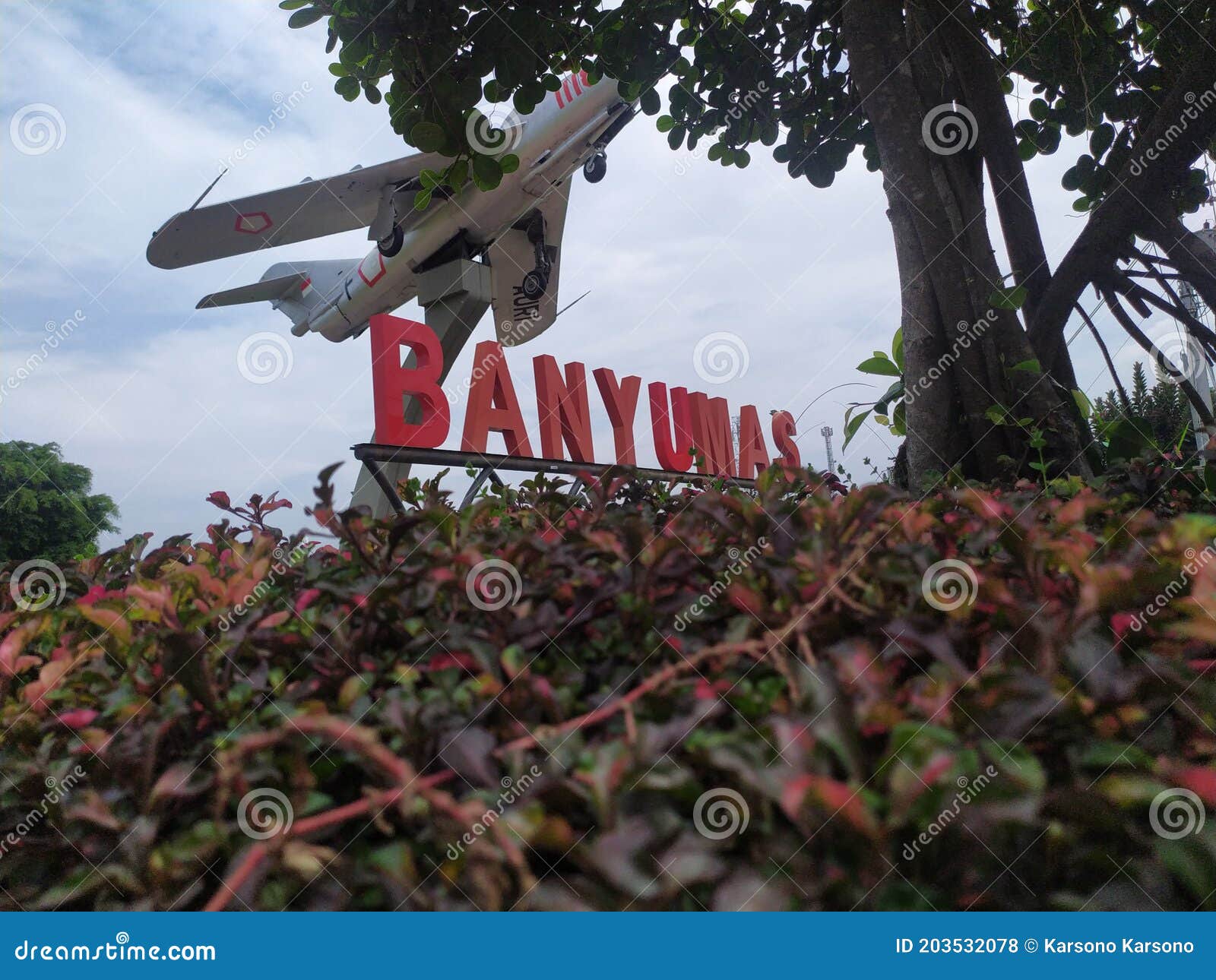 Icon of the City of Banyumas, Indonesia. Editorial Stock Photo - Image ...