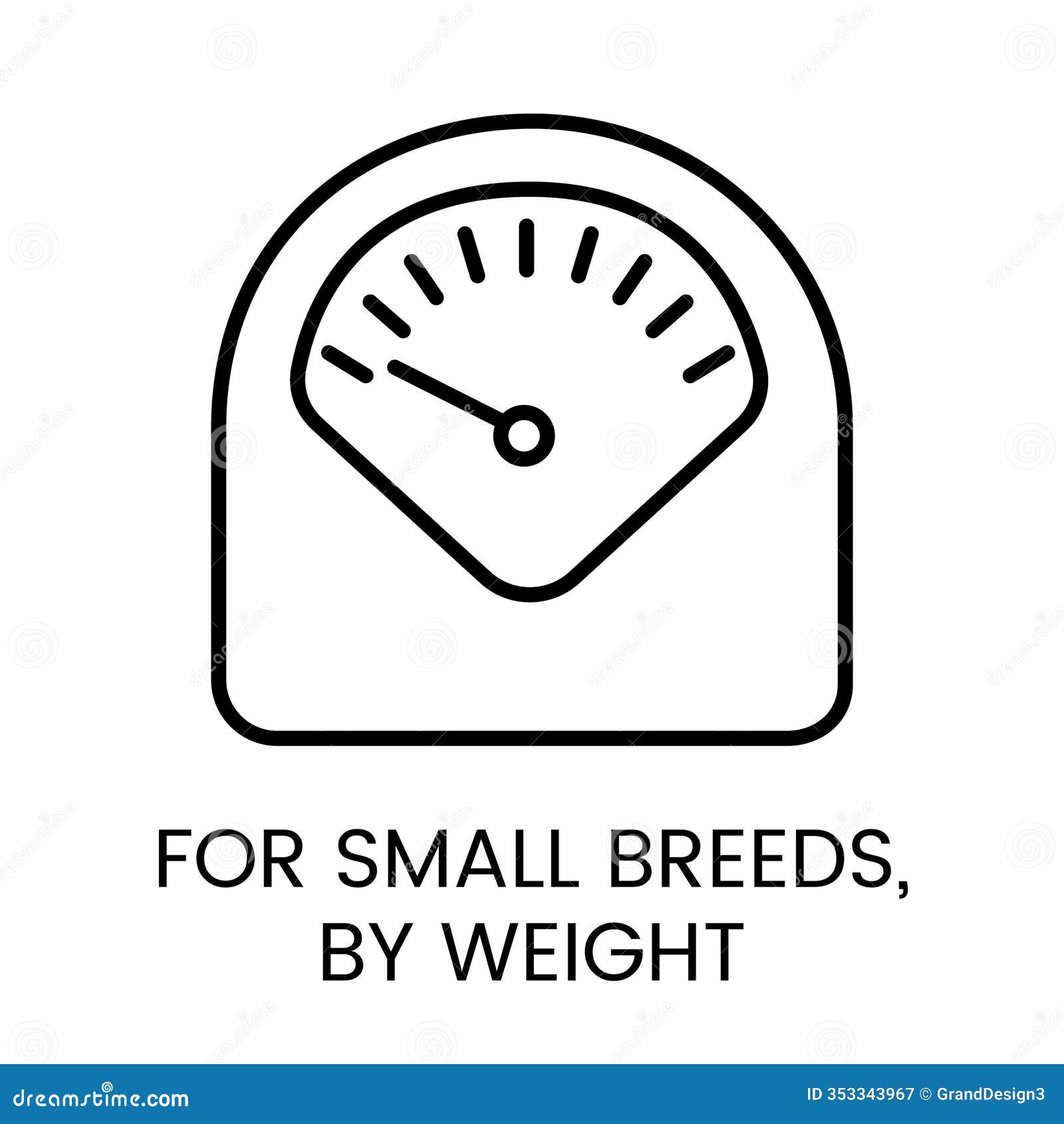 An Icon Of A Classic Weighing Scale With A Pointer In Vector ...