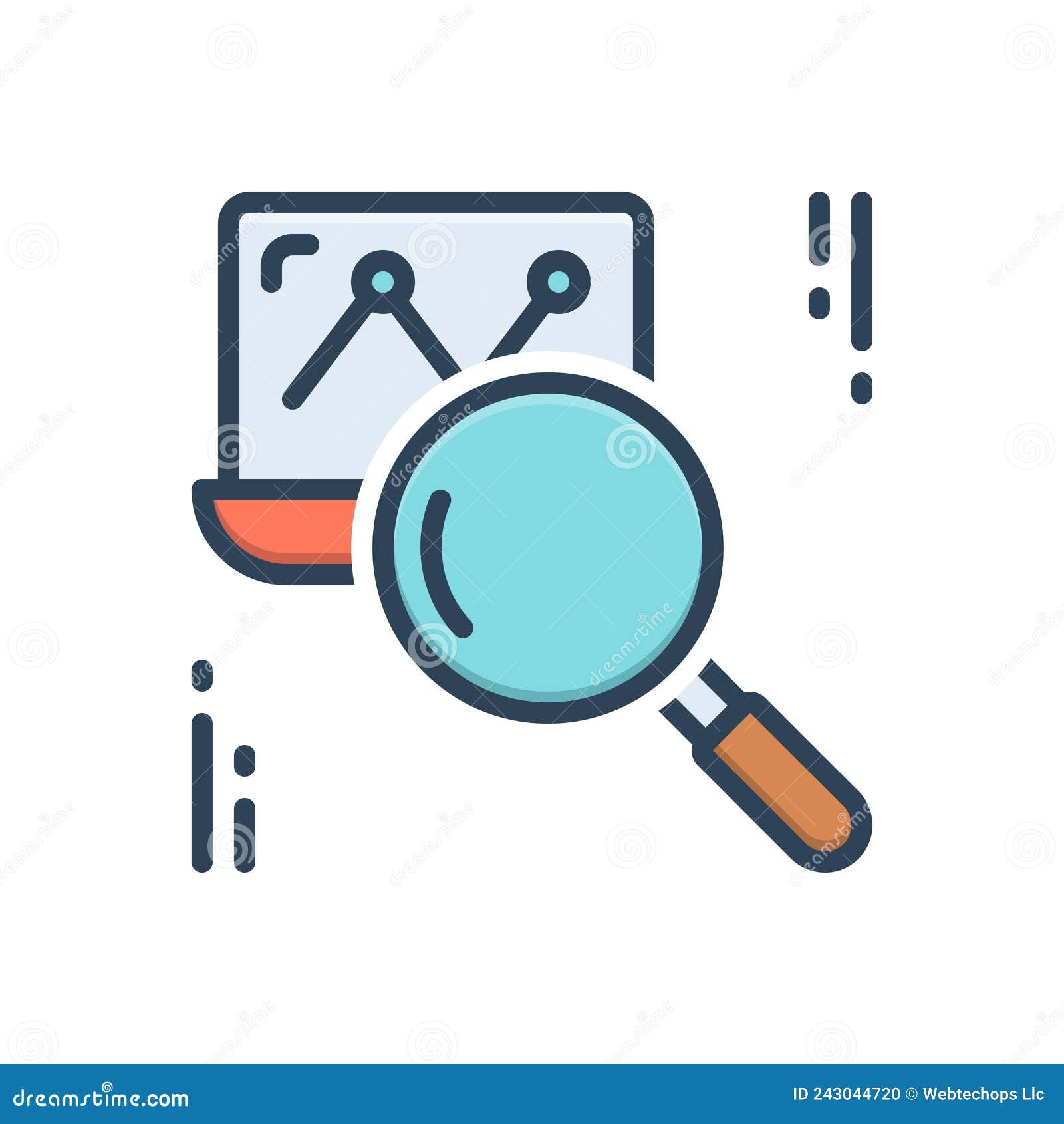 Color Illustration Icon for Clearly, Plainly and Distinctly Stock ...