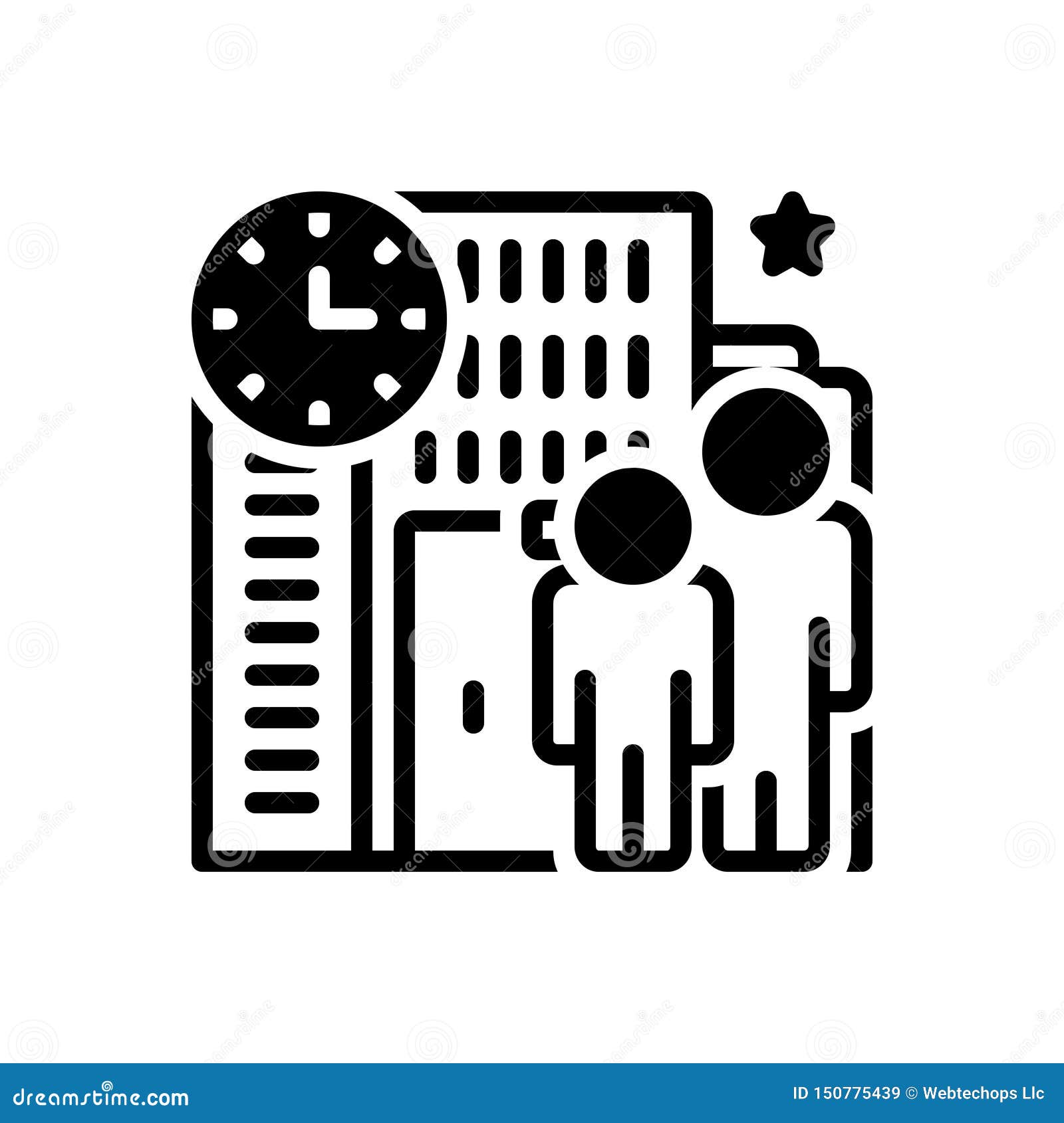 Black Solid Icon for Coexist, Together and Person Stock Vector ...