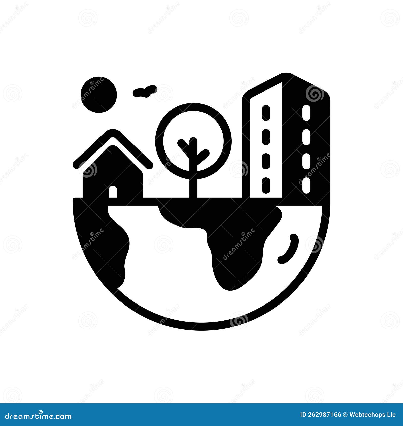 Black Solid Icon for Colony, Territory and Possession Stock Vector ...