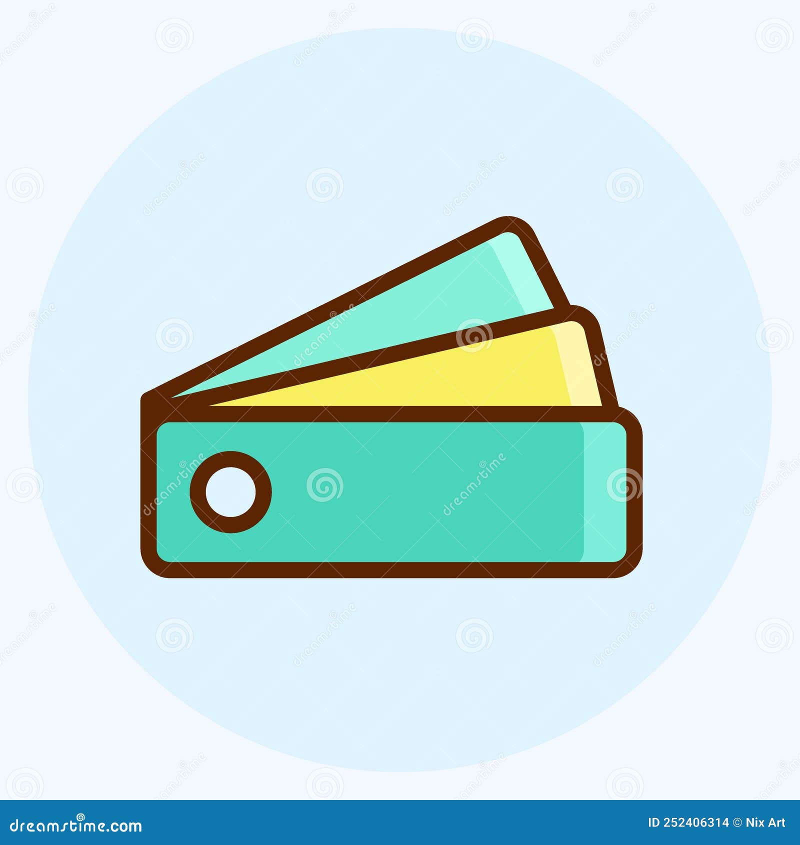 Icon Color Swatch. Suitable for Building Symbol. Flat Style. Simple ...