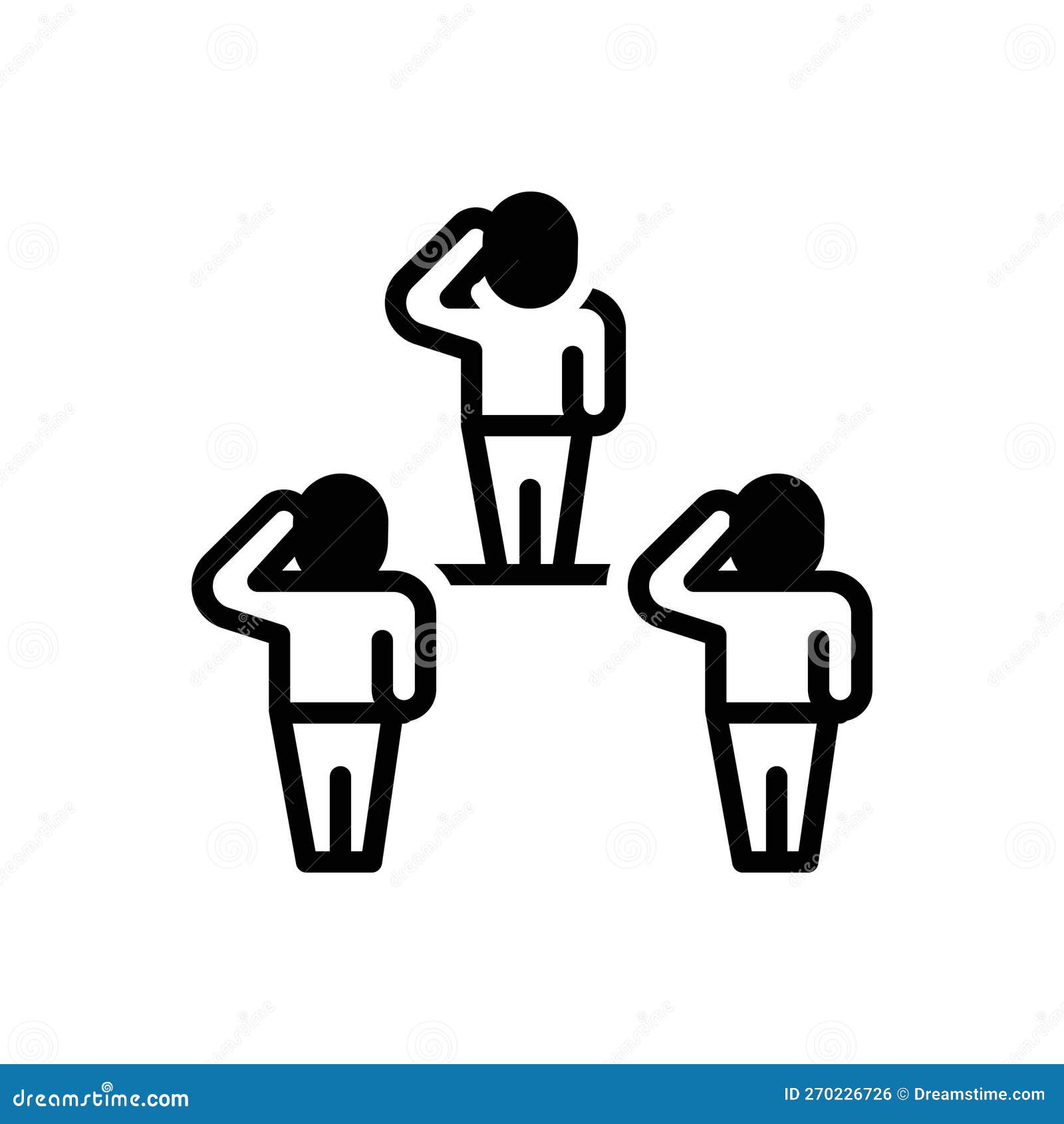 Black Solid Icon for Command, Mandate and Directive Stock Vector ...