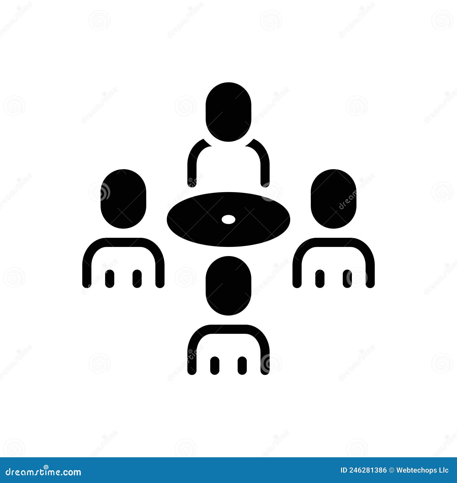 Black Solid Icon for Committees, Board and Council Stock Vector ... Black Solid Icon for Committees, Board and Council Stock Vector ...