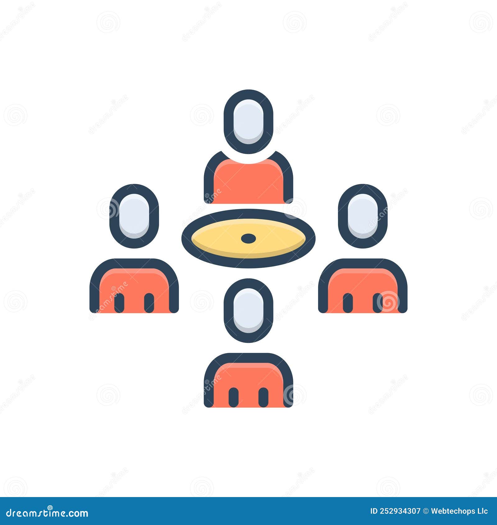 Color Illustration Icon for Committees, Board and Council Stock Vector ...